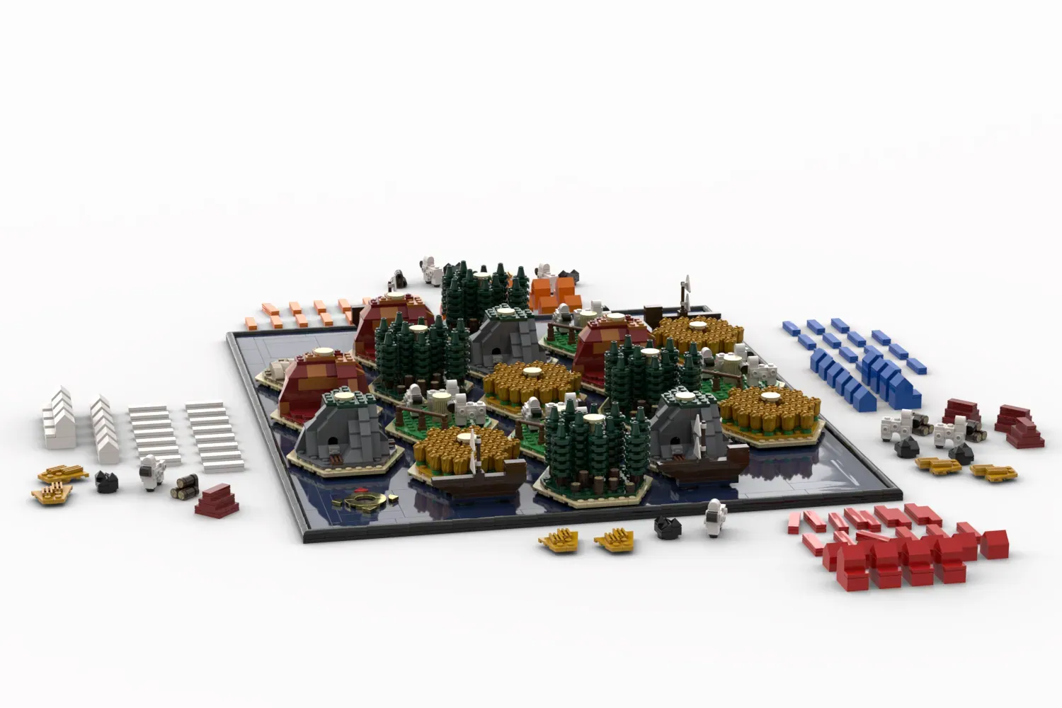 The Settlers of Catan: The Brick-Built Board Game | LEGO® Ideas