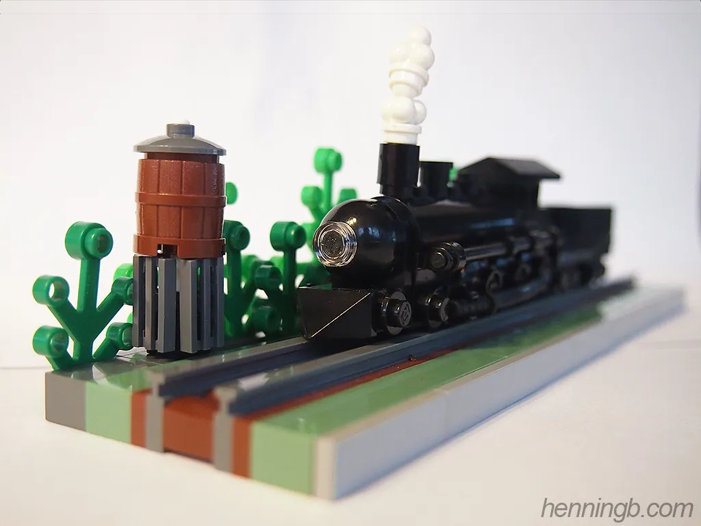 Microscaled steam locomotive | LEGO® Ideas