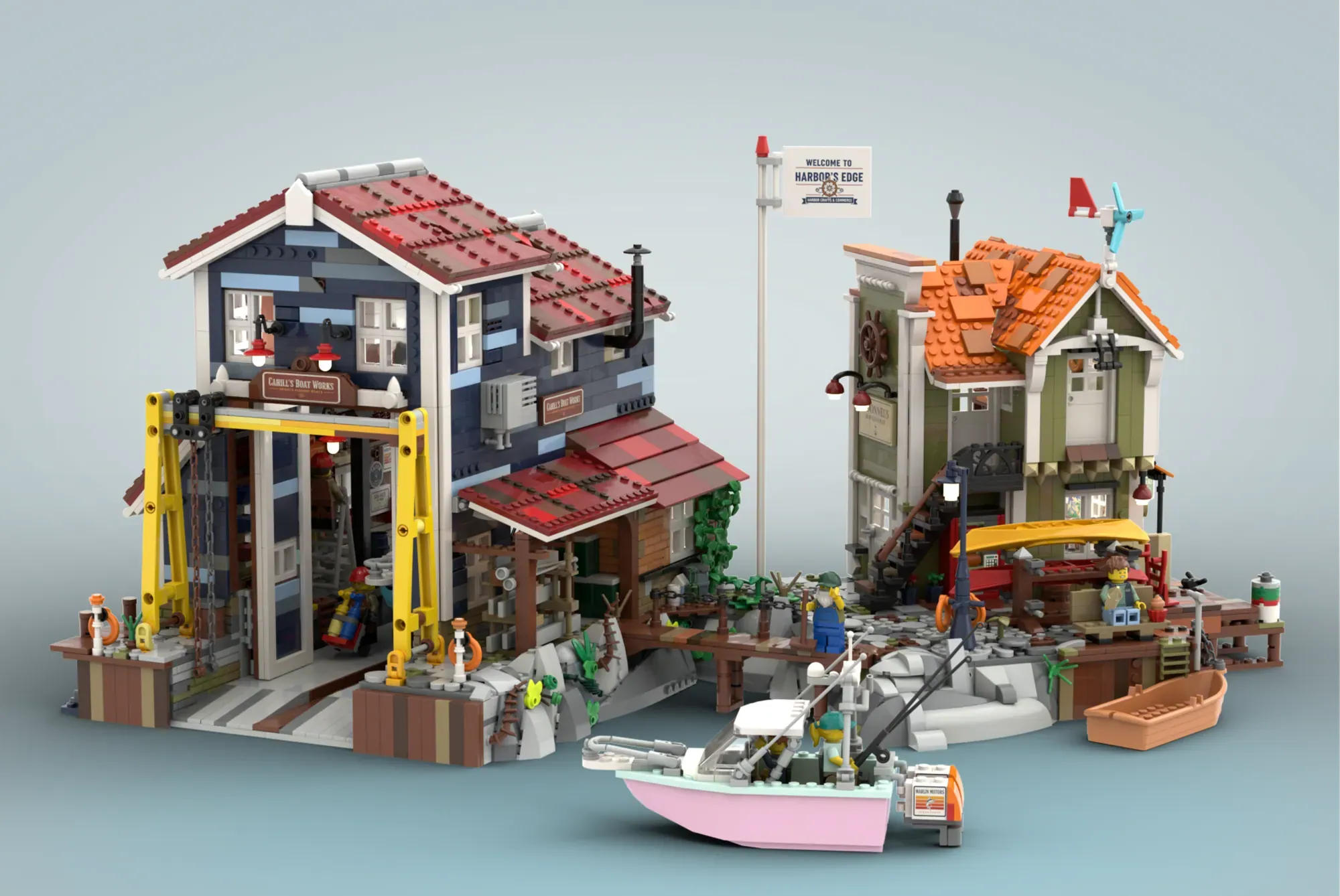 The Harbor's Edge | LEGO® Ideas