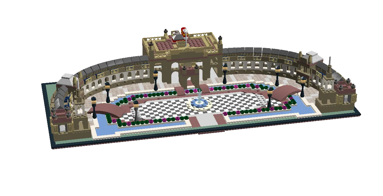 Architecture - Plaza de Espana, Seville, Spain | LEGO® Ideas
