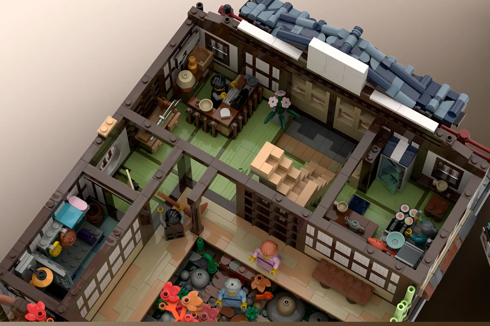 Autumn Japanese Onsen | LEGO® Ideas