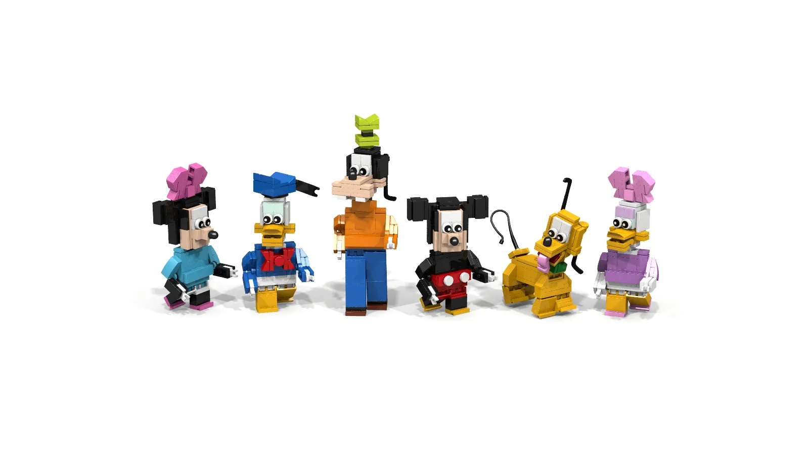 Mickey Mouse and Friends Brickfigures | LEGO® Ideas