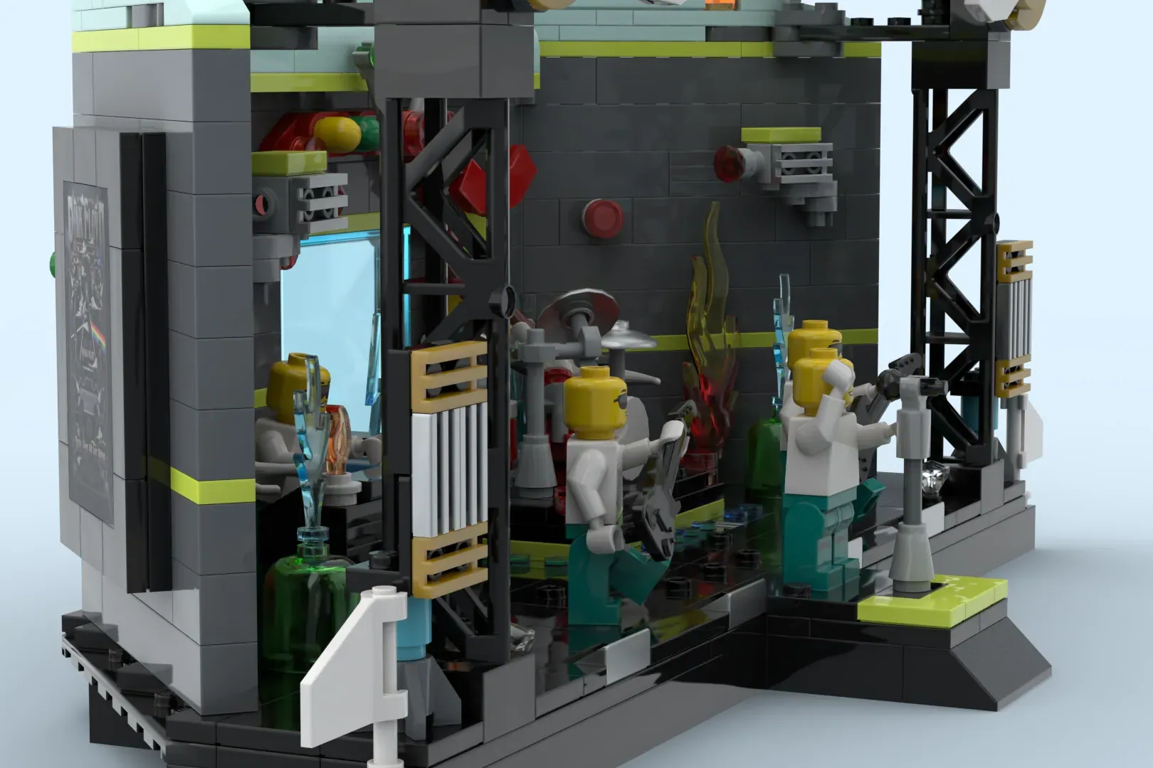 Rock Band Set: Mysterious Noise Live on Stage | LEGO® Ideas