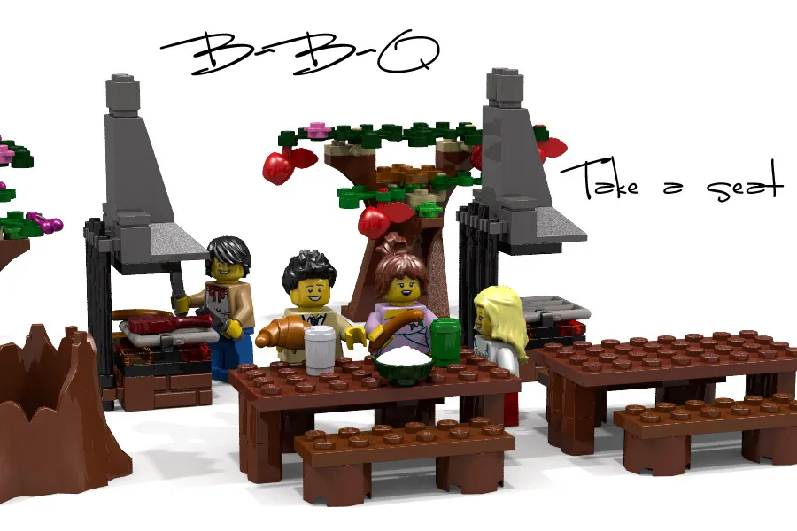 Lego Playground for Families and Kids / BBQ / Seating | LEGO® Ideas
