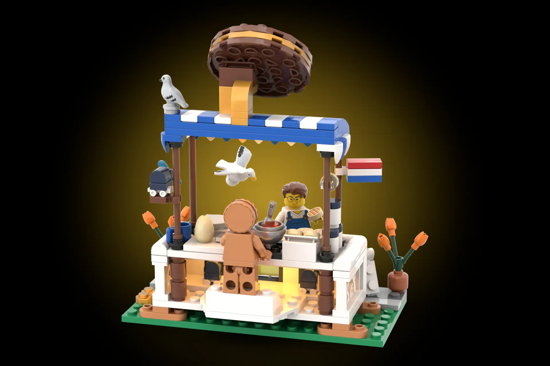 Dutch Stroopwafel Stand | LEGO® Ideas