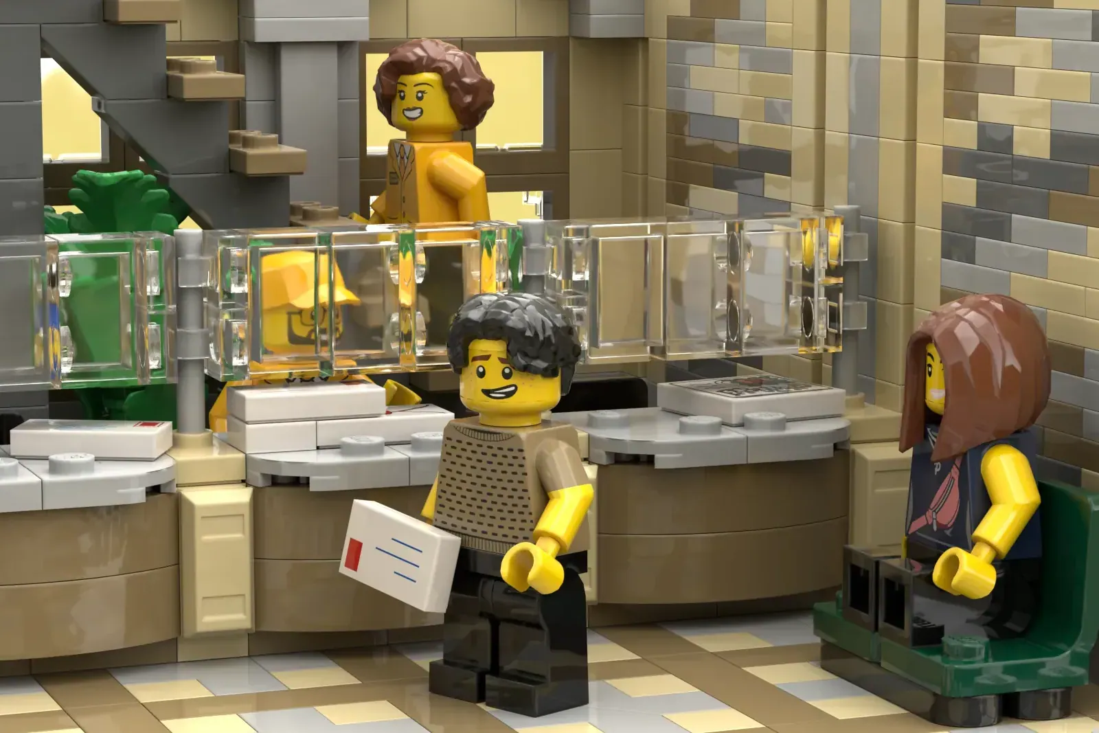 Modular Post Office | LEGO® Ideas