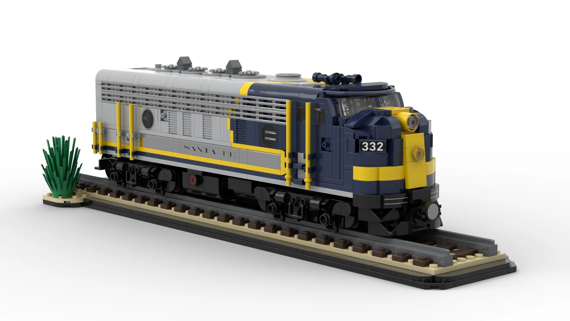 ATSF Bluebonnet – EMD F7A | LEGO® Ideas