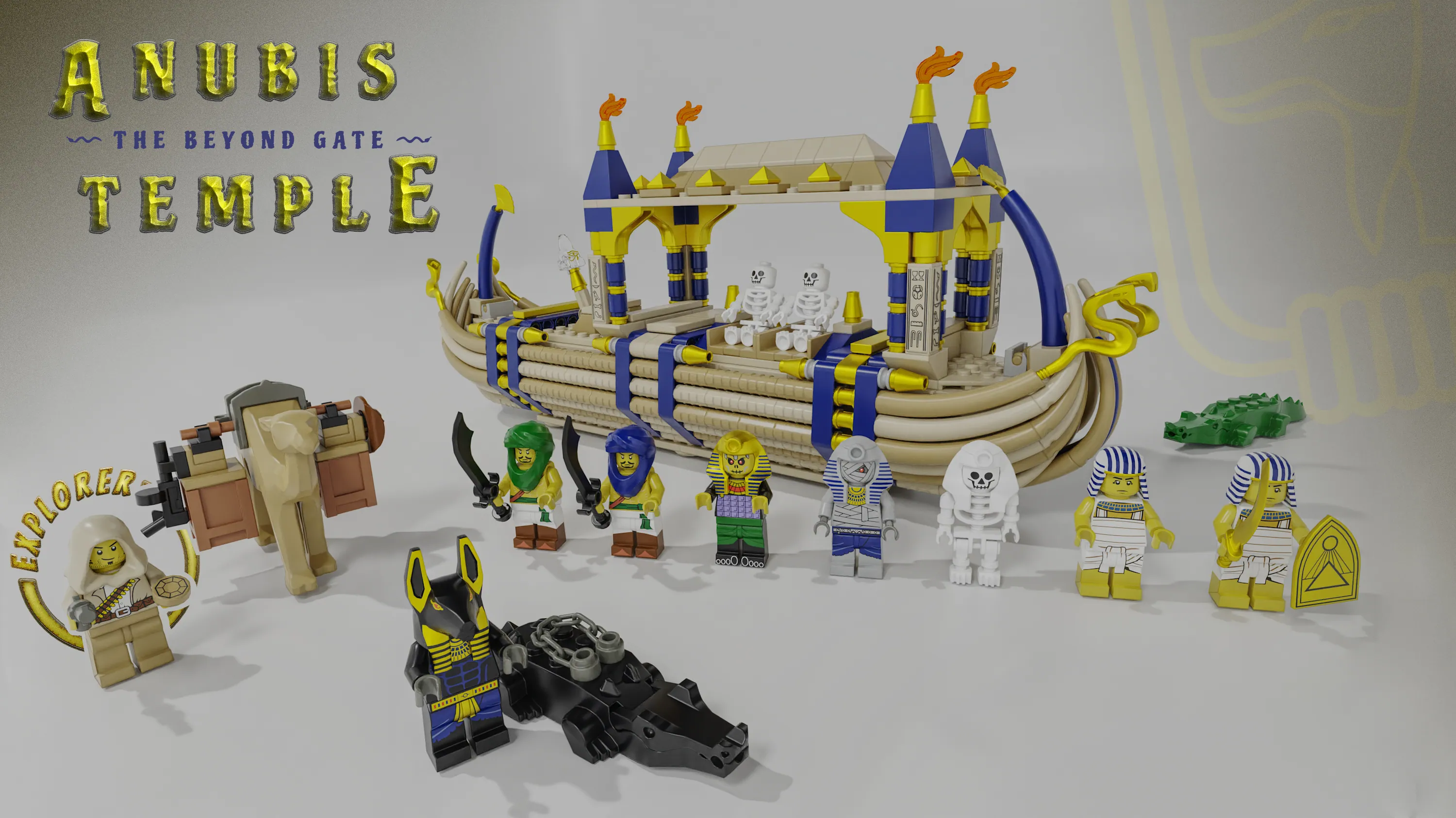 Explorer : The Anubis Temple and the Beyond Gate | LEGO® Ideas