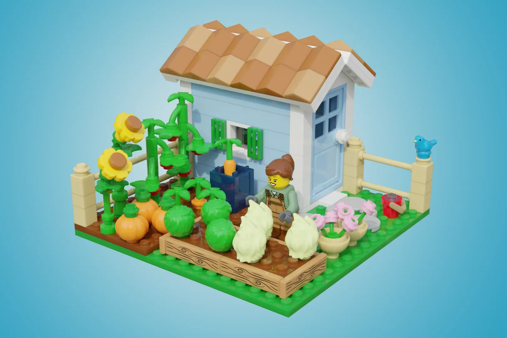 The Backyard Garden | LEGO® Ideas