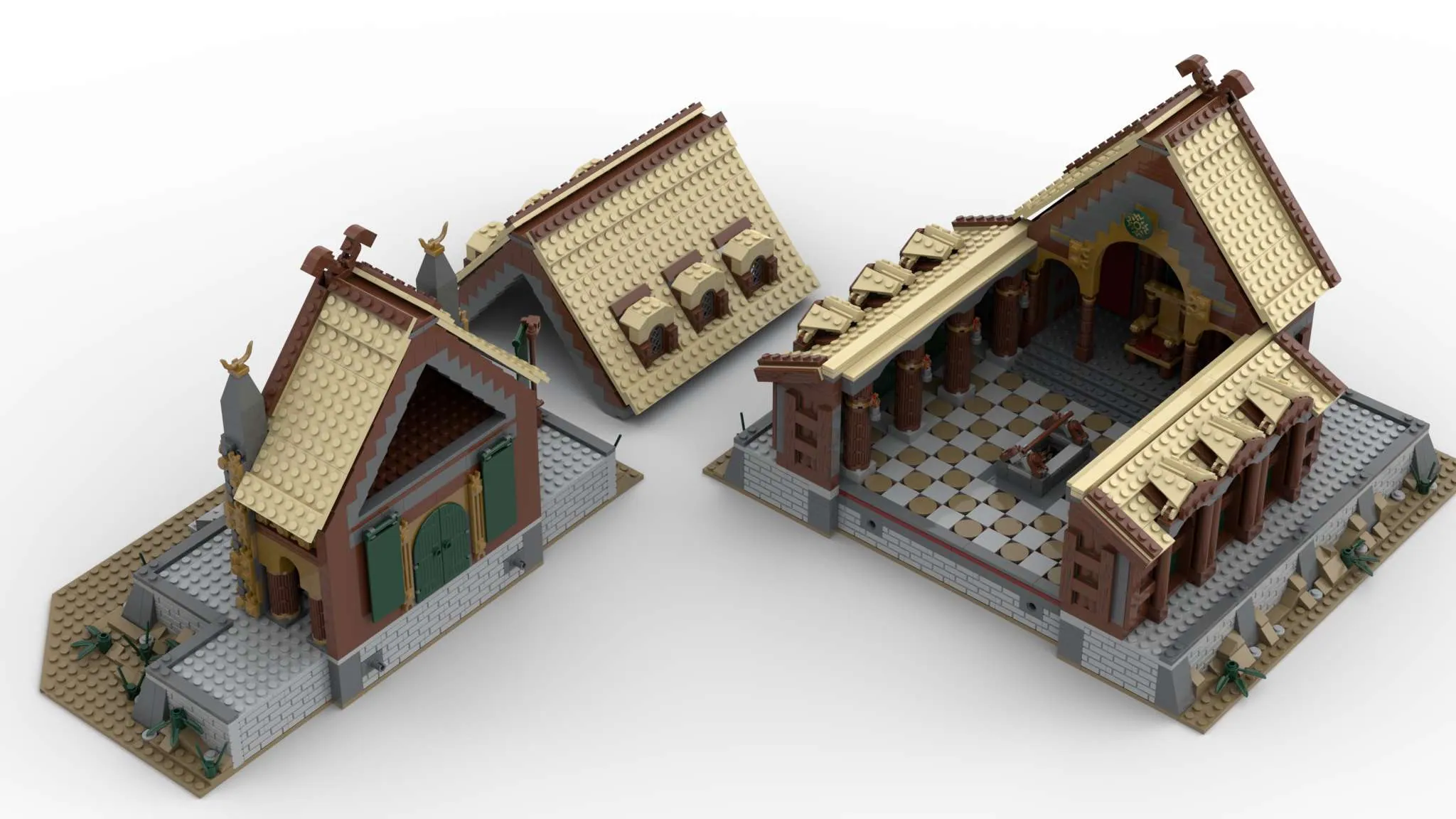 The Golden Hall of Edoras | LEGO® Ideas