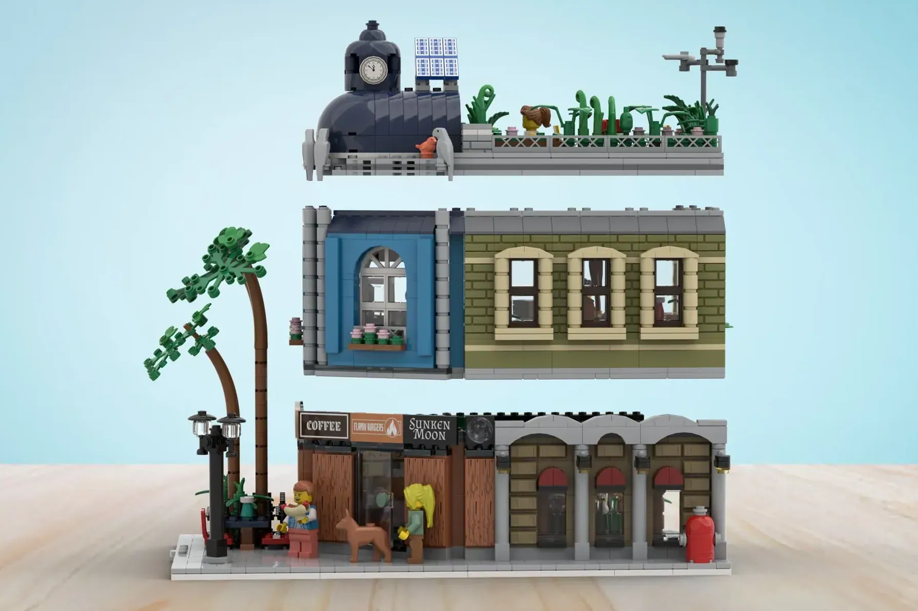 Urban Indoor Street Restaurant | LEGO® Ideas
