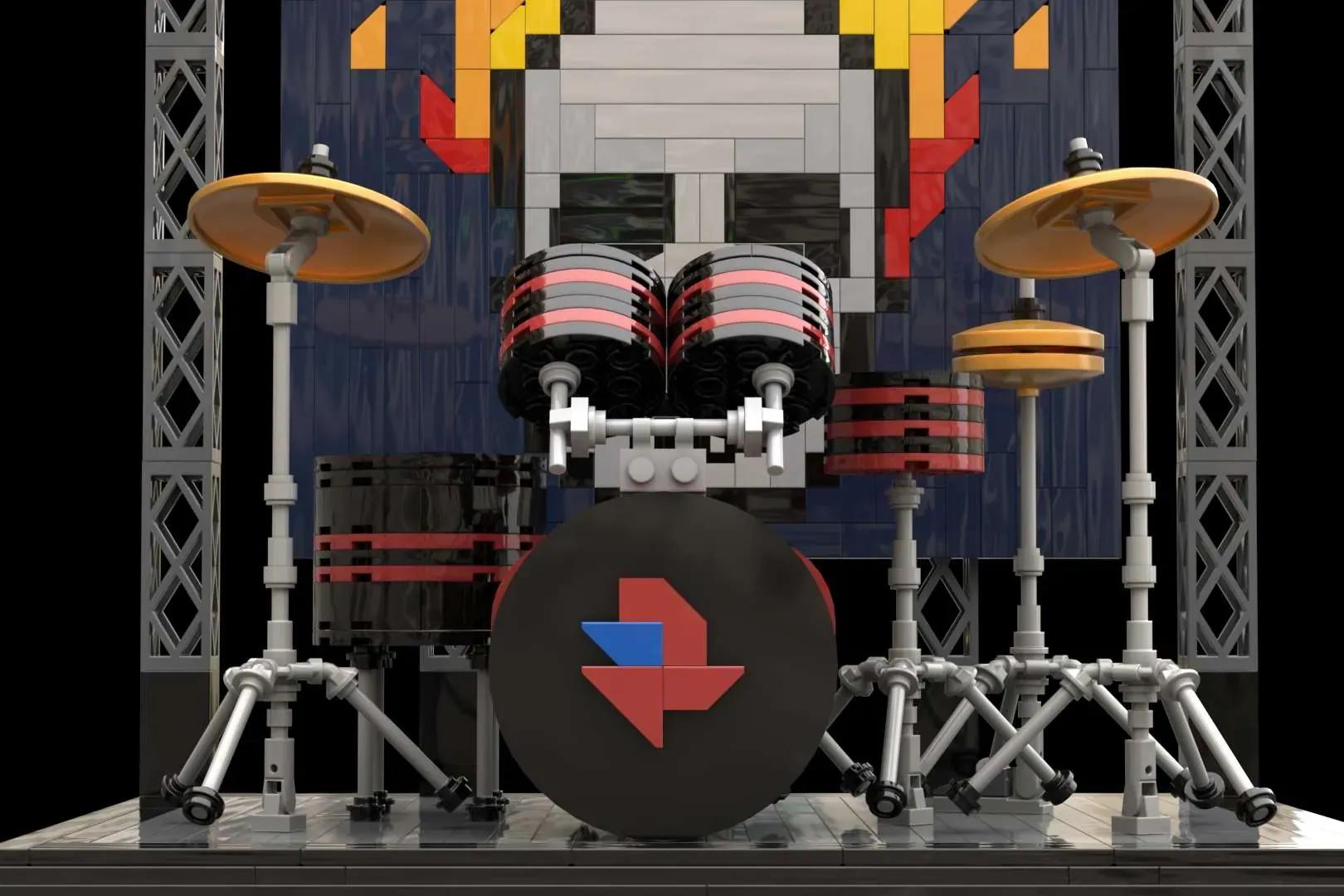 Heavy Metal Drumkit | LEGO® Ideas