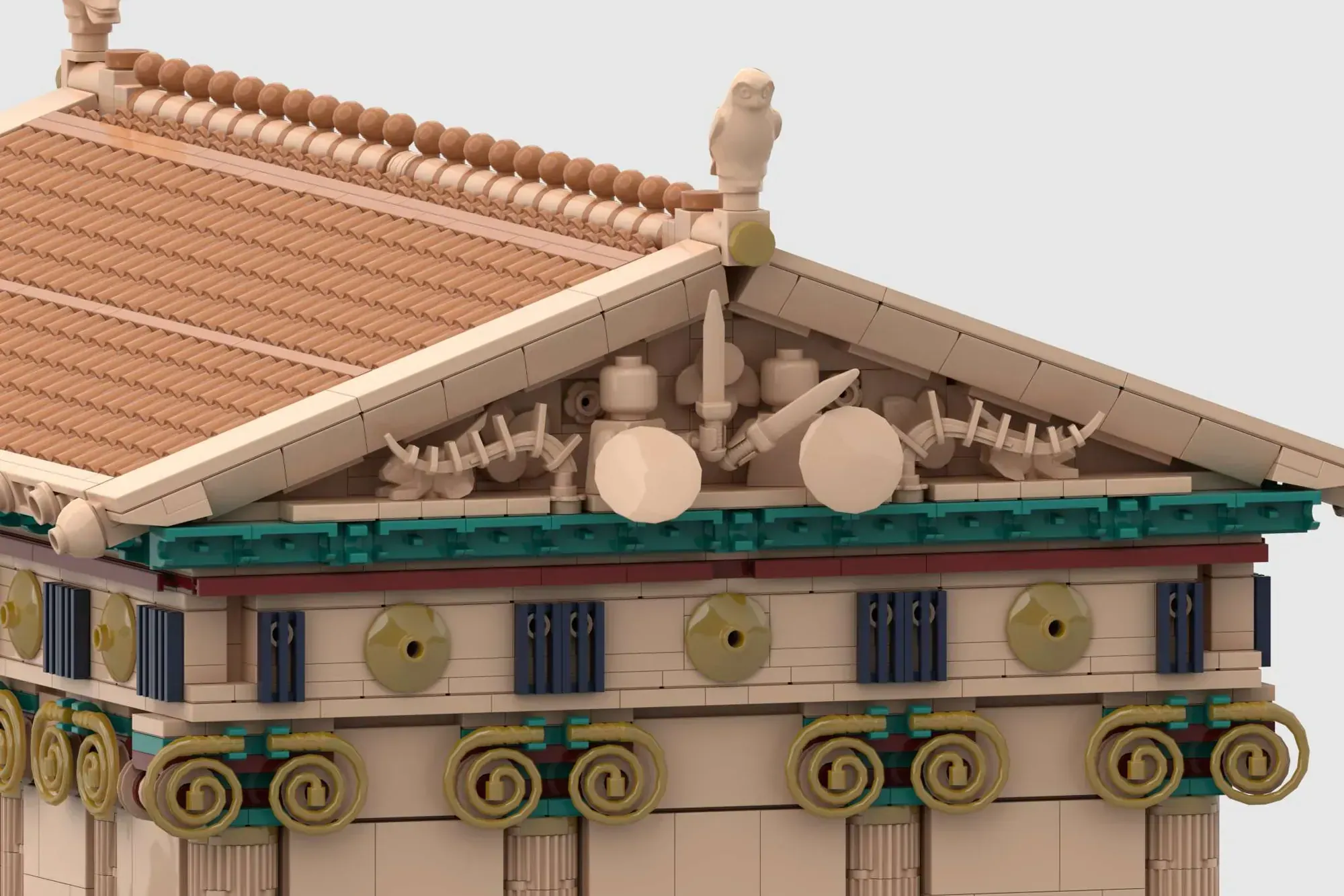 Greek Temple - Temple of Athena Promachos | LEGO® Ideas