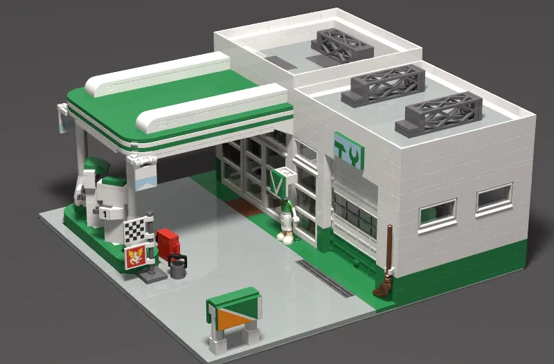 Minishop & Fuel Station | LEGO® Ideas