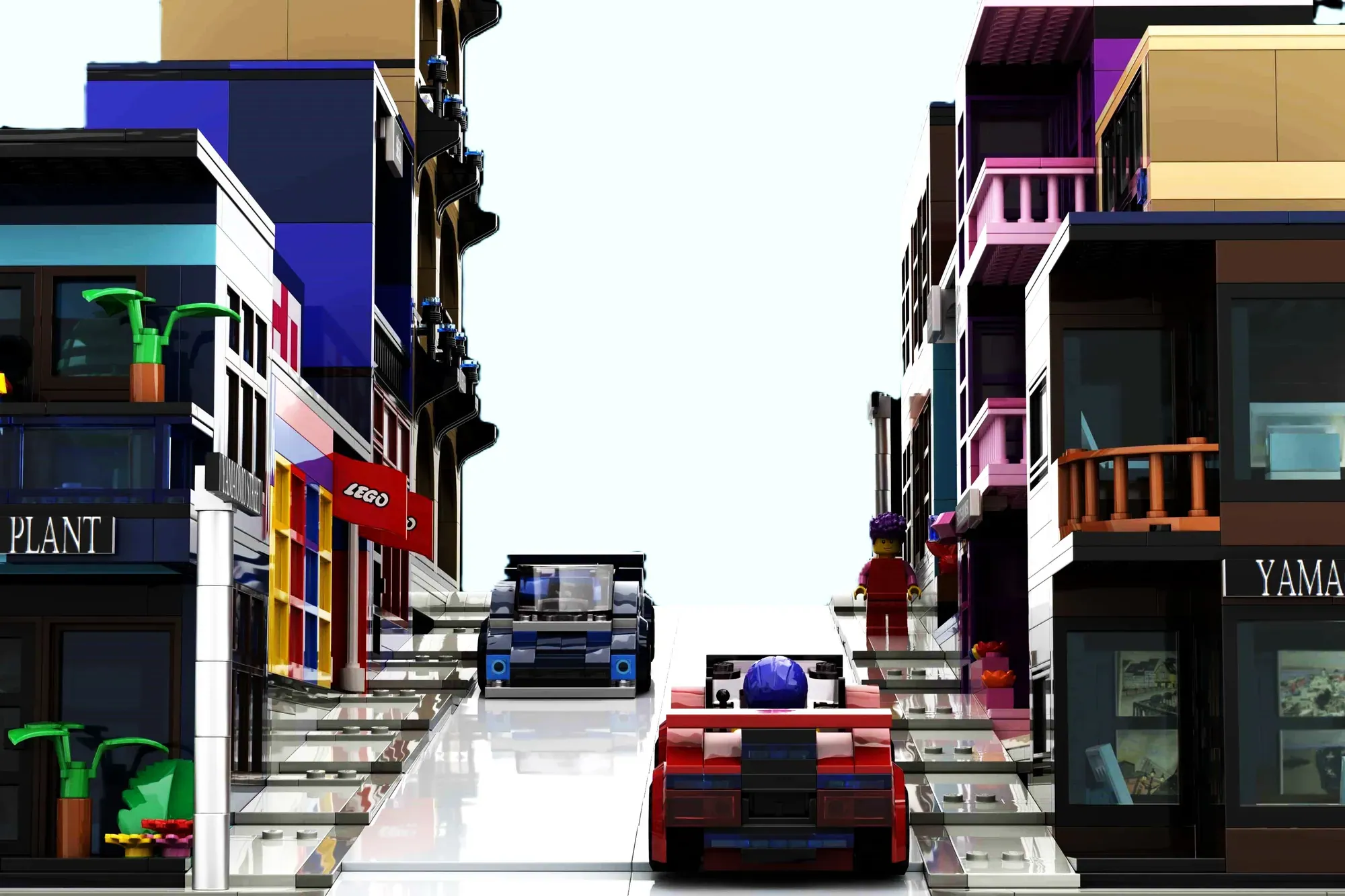 Yamaomo Street, the Sloped Street | LEGO® Ideas