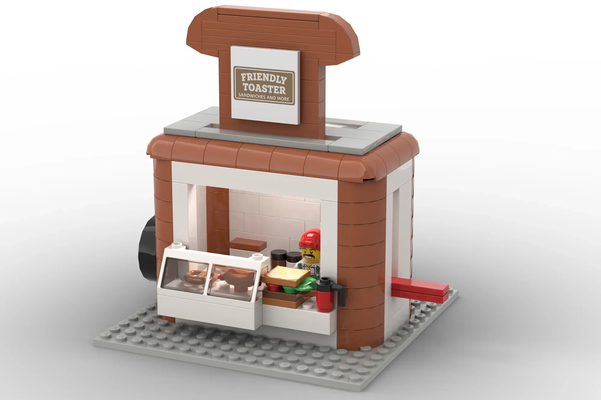 Sandwich Kiosk | LEGO® Ideas