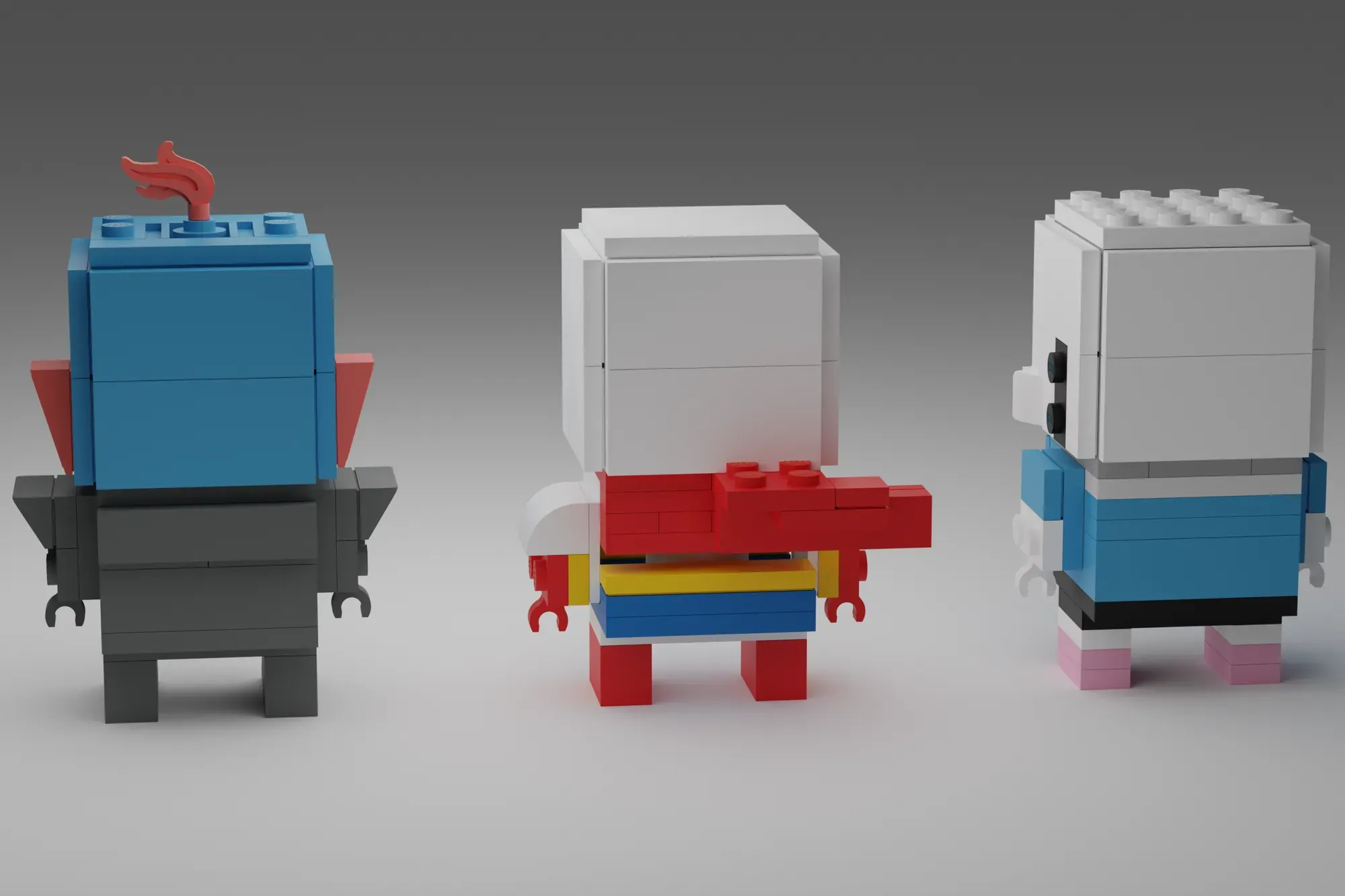 Undertale Brickheadz (Sans, Papyrus, Undyne) | LEGO® Ideas