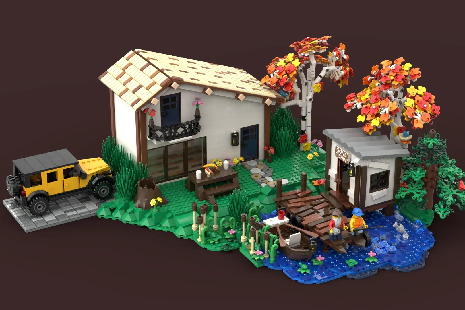 Cabin Get Away Vacation | LEGO® Ideas