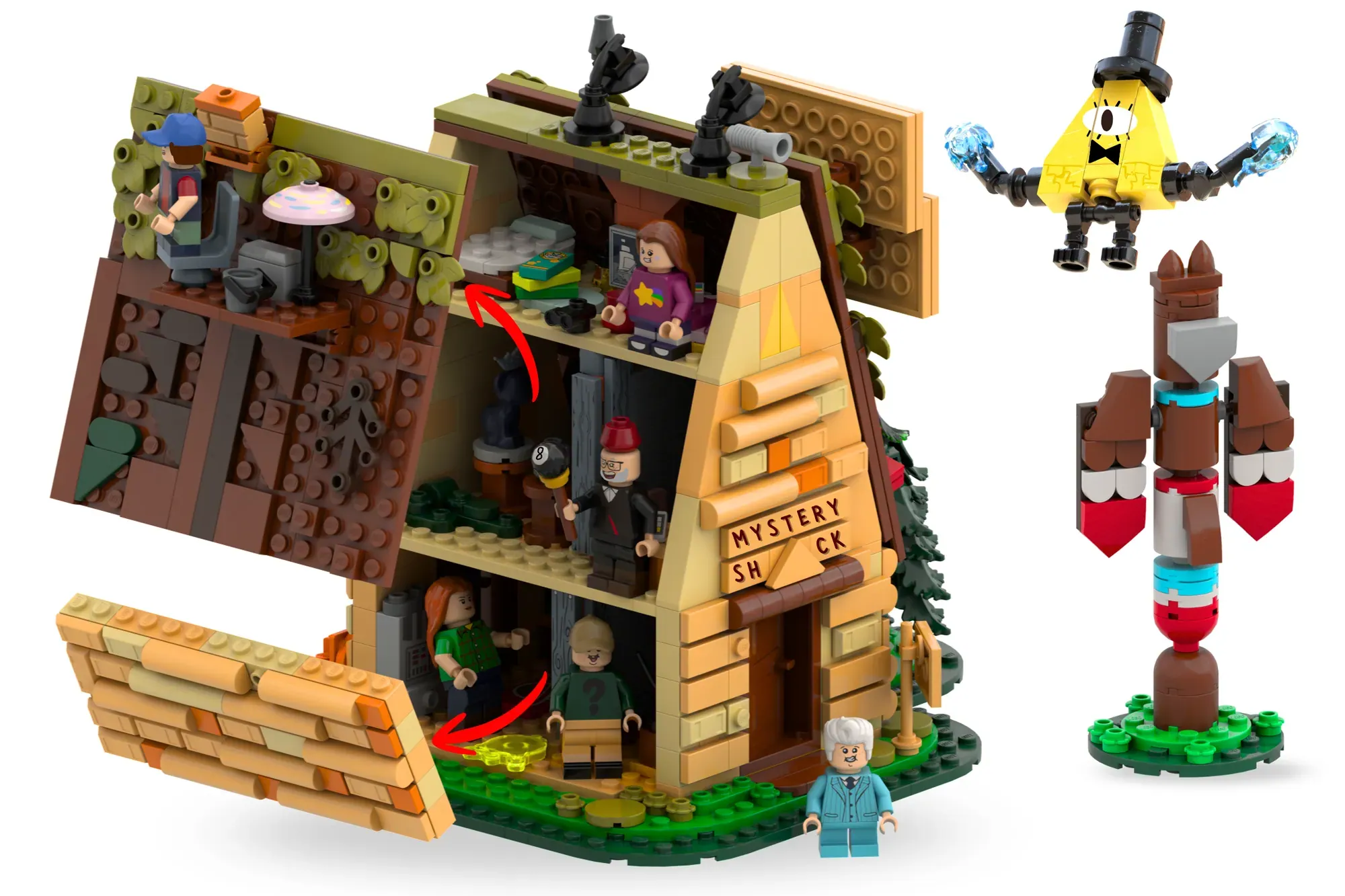 Gravity Falls - The Mystery Shack | LEGO® Ideas