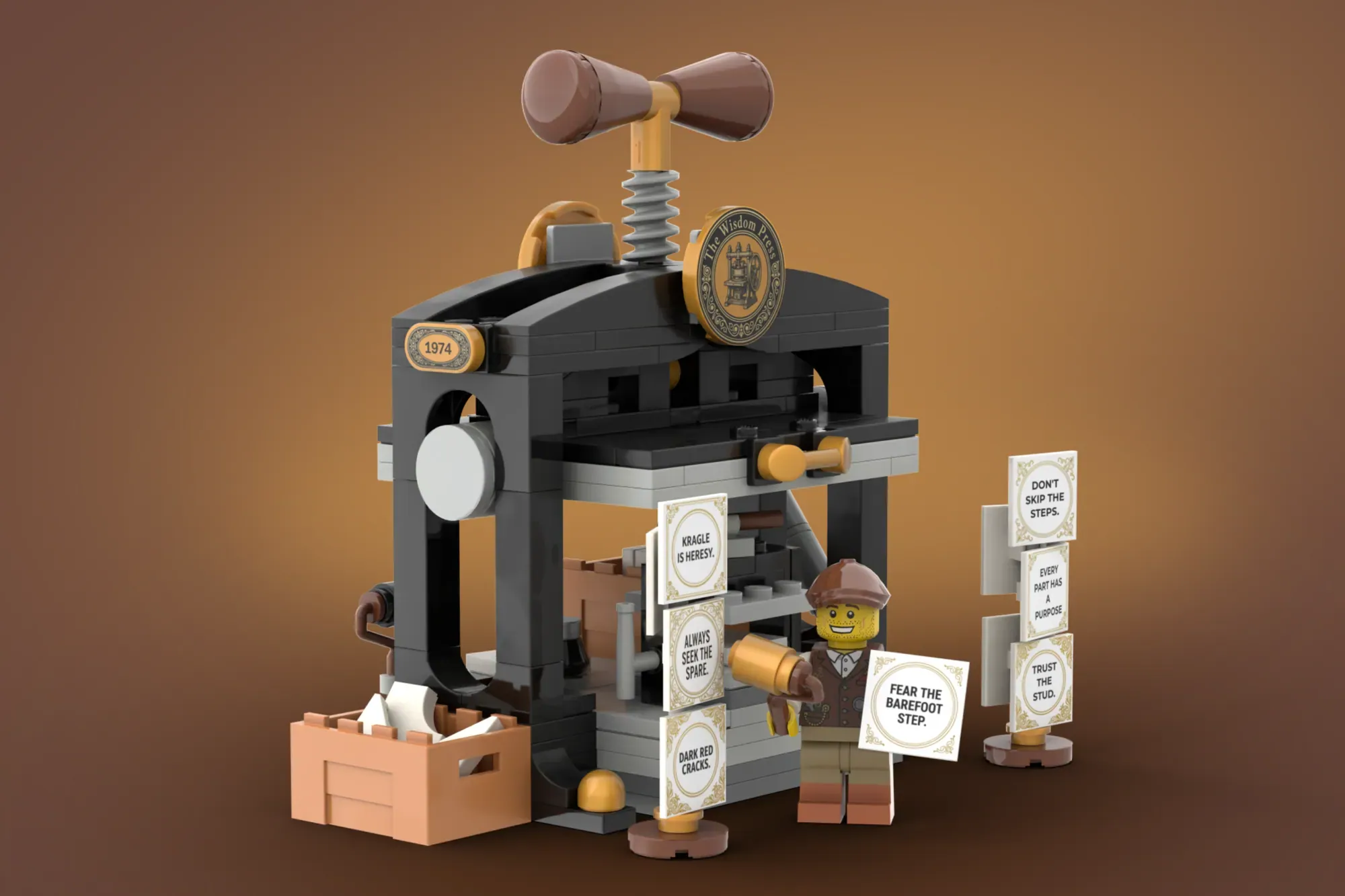 The Wisdom Press: Where Builder Wisdom Is Printed! | LEGO® Ideas