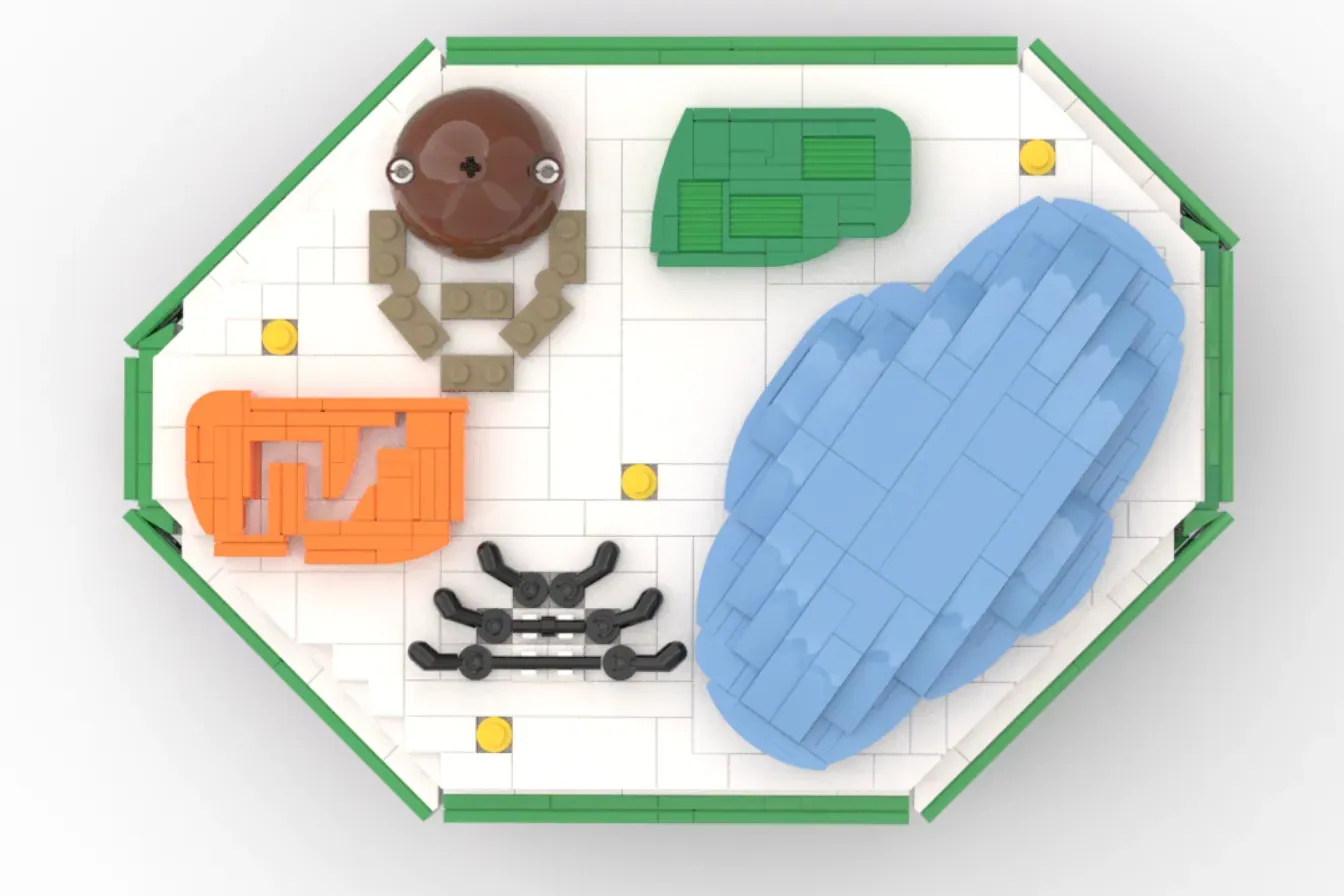 Plant Cell Display Modell (792 Psc) | LEGO® Ideas
