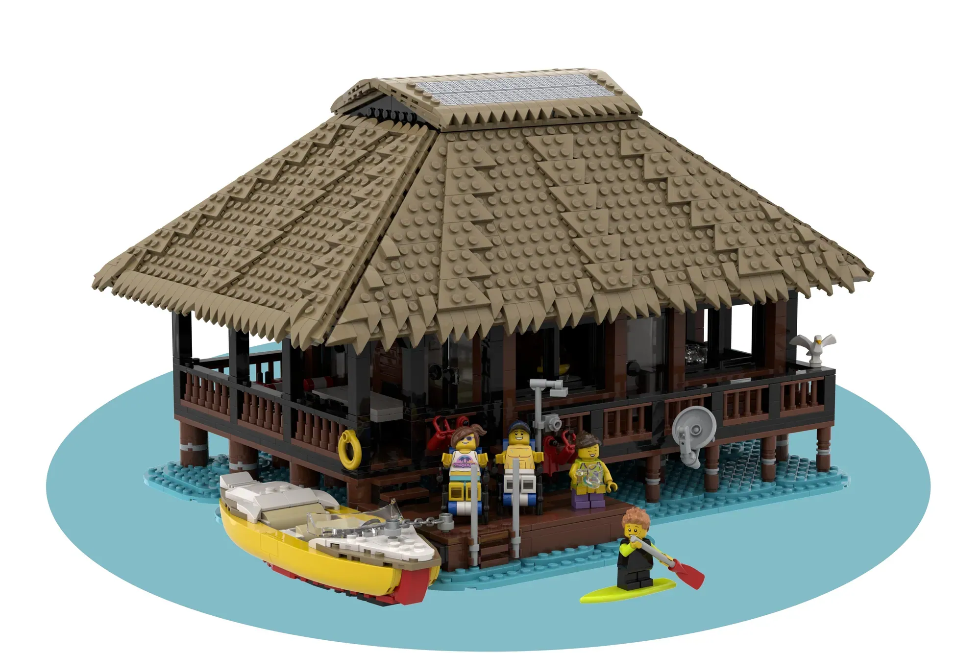 The Holiday House on Stilts | LEGO® Ideas