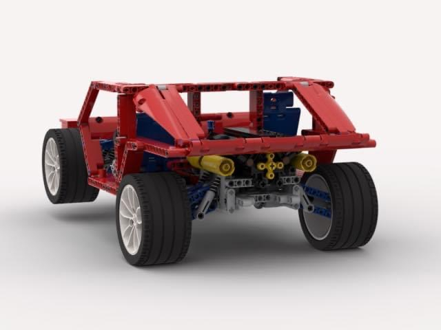 LEGO IDEAS - Red Coupe V16 Sport Car.