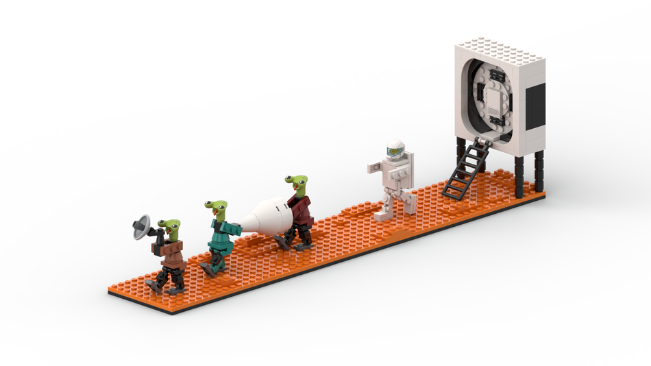 2008 Lego Aliens Group