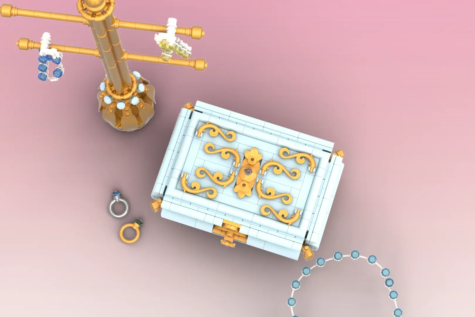 Vintage Jewellery Stand and Box | LEGO® Ideas