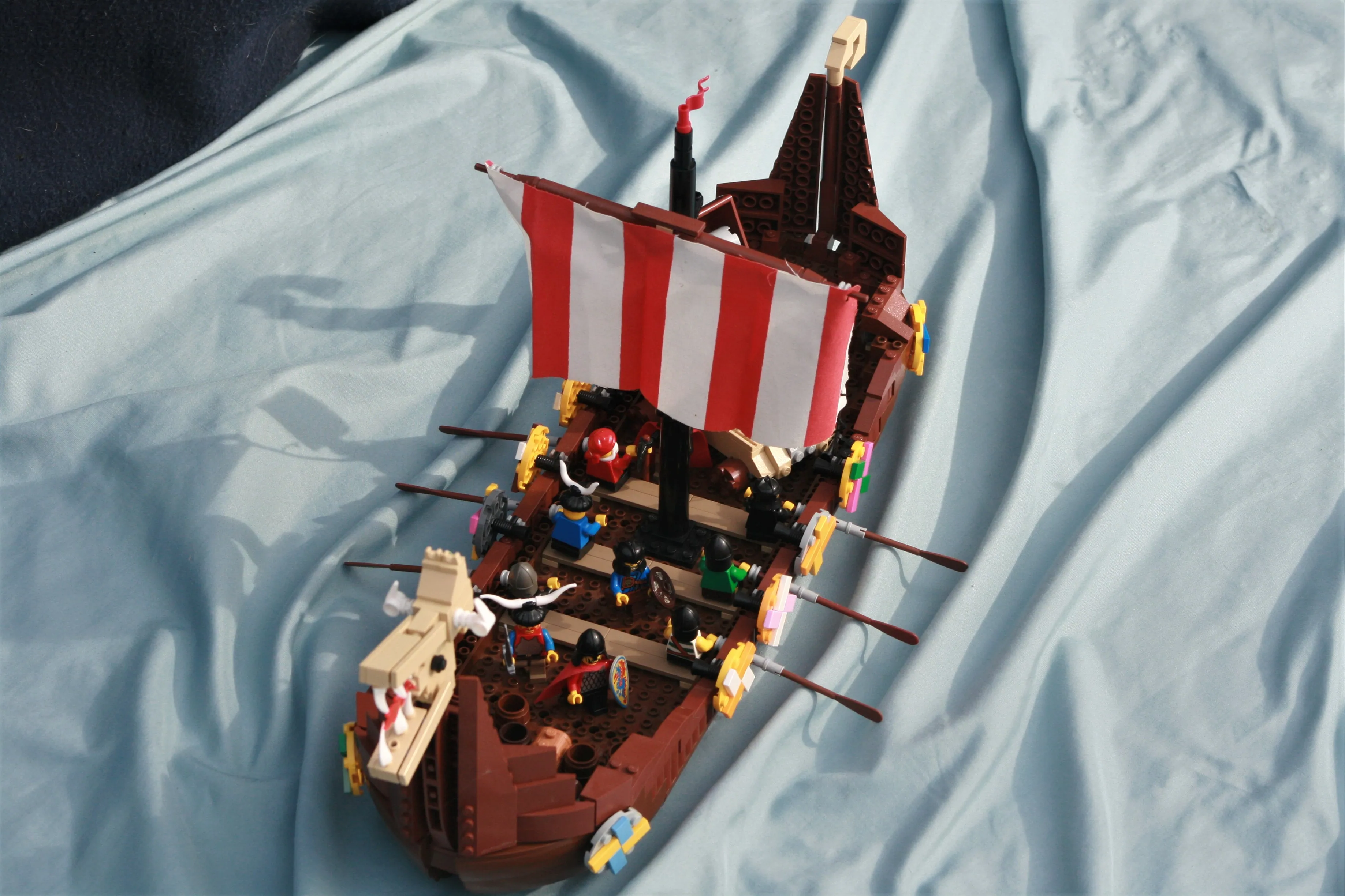 Viking Longship with Working Catapult | LEGO® Ideas