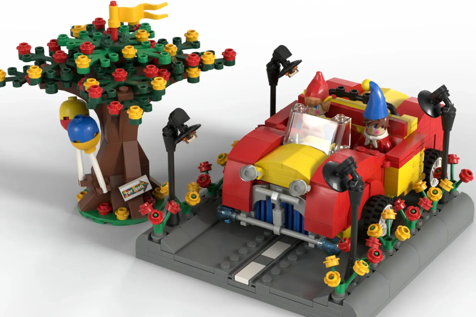 Noddy and Big Ears' Red and Yellow Car | LEGO® Ideas