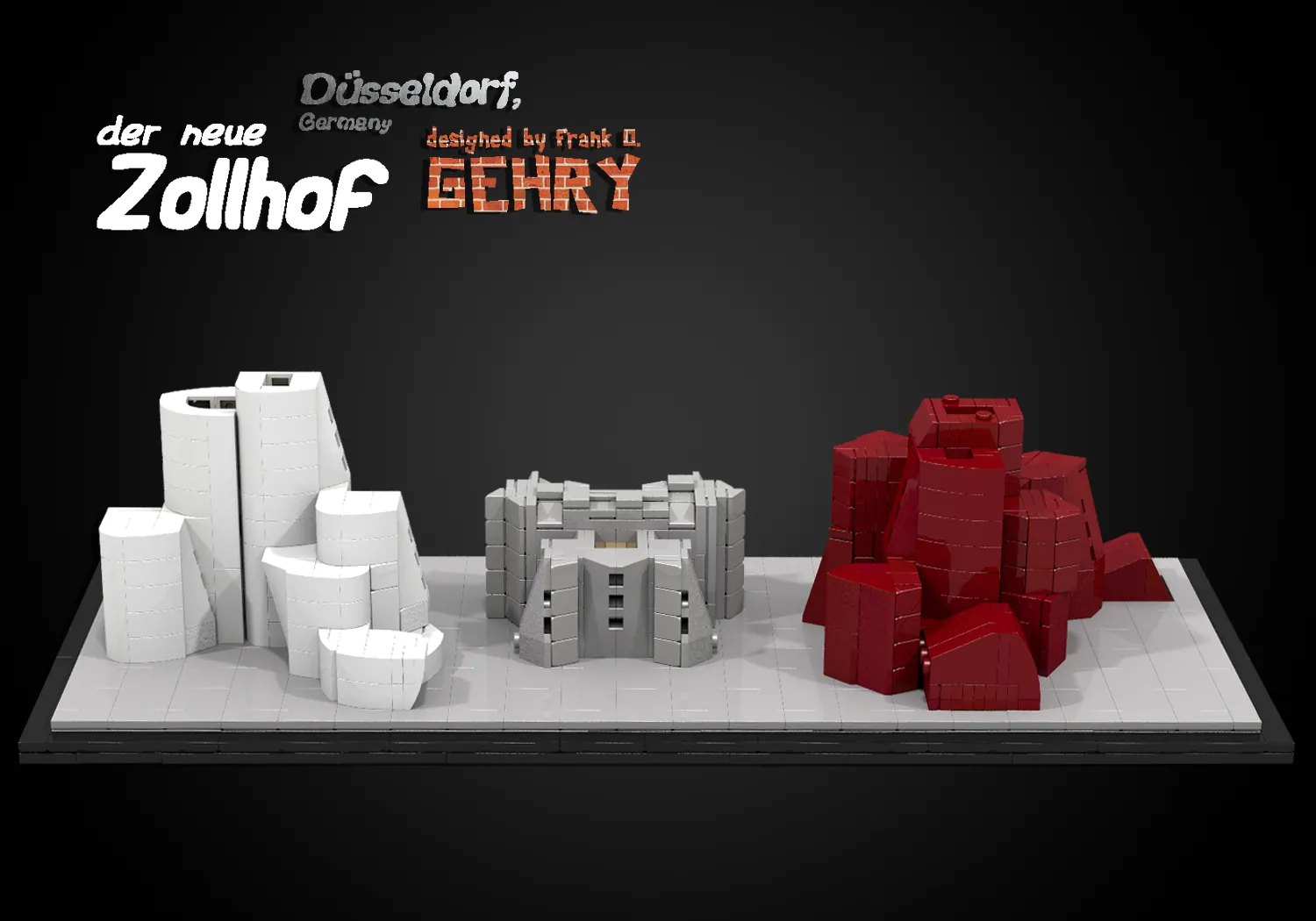 'Der Neue Zollhof', Designed by Frank O. Gehry | LEGO® Ideas