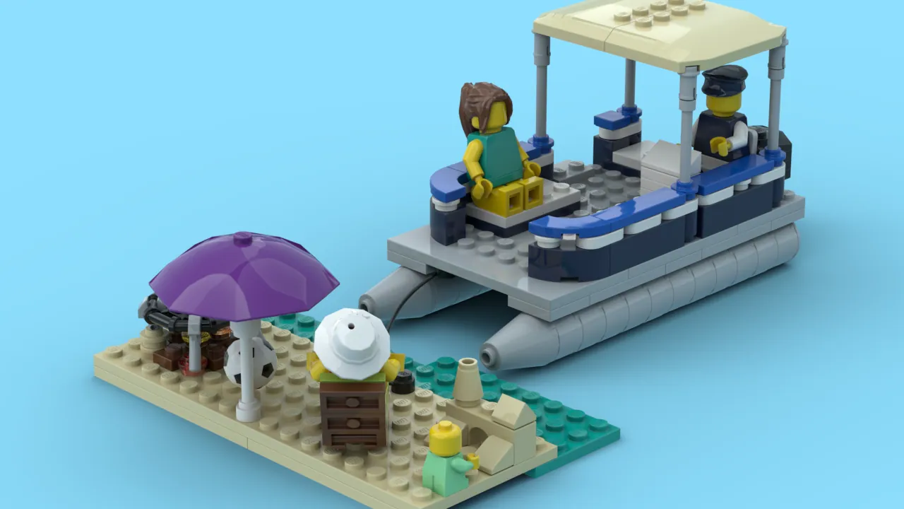 Pontoon Trip To The Beach | LEGO® Ideas