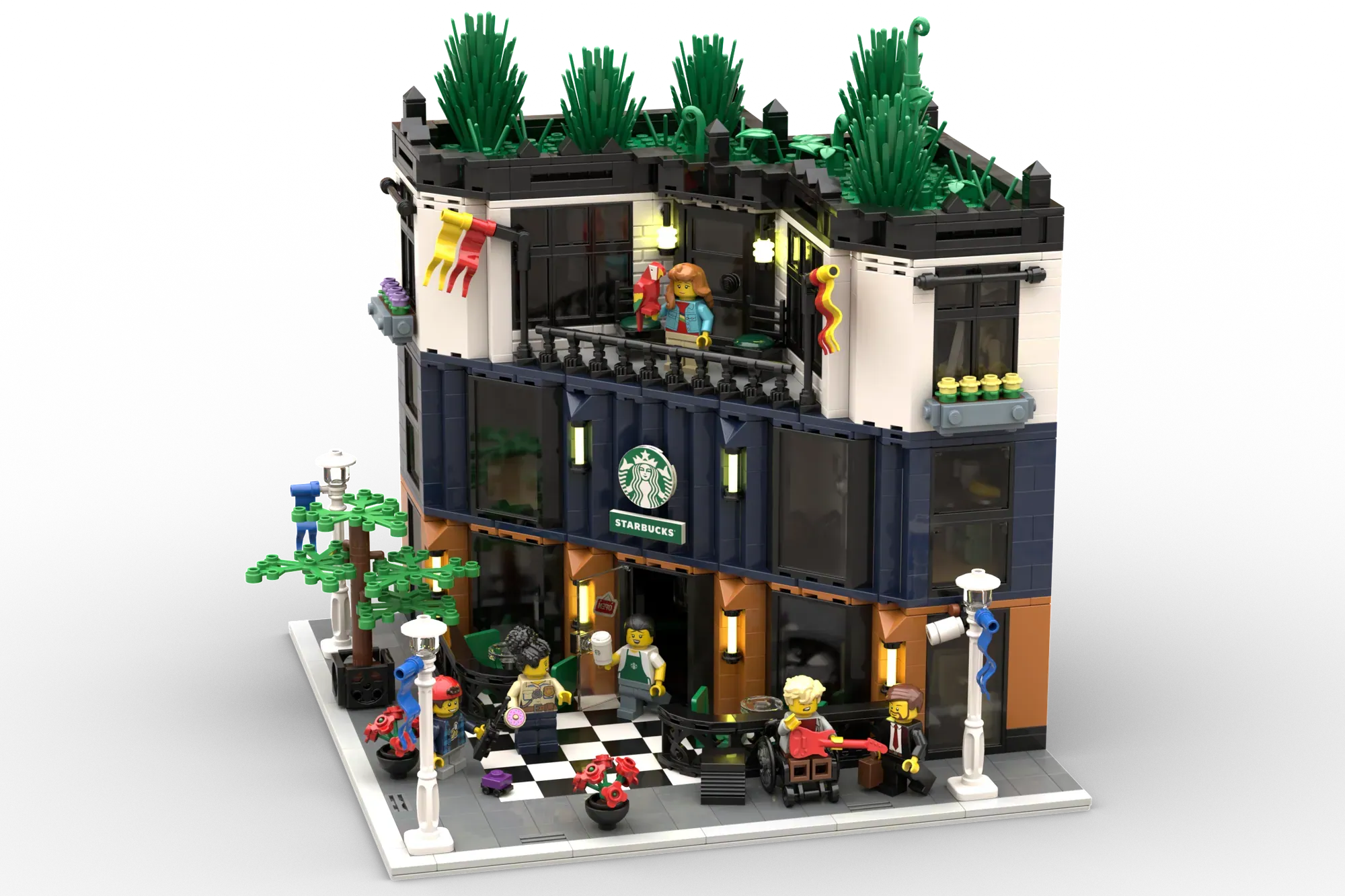 Modular Starbucks Coffee | LEGO® Ideas