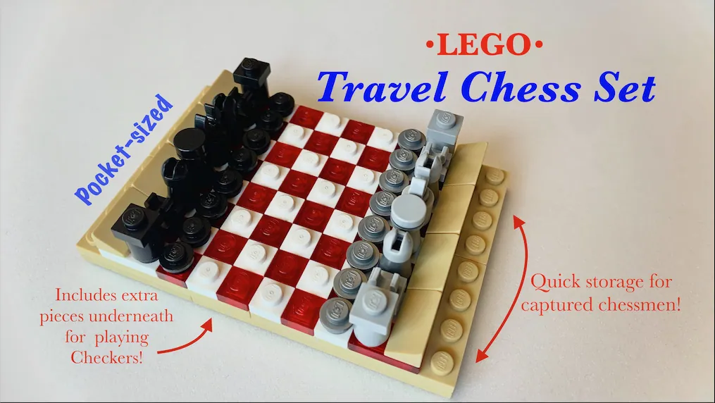 Pocket-Sized Chess and Checkers Set! | LEGO® Ideas