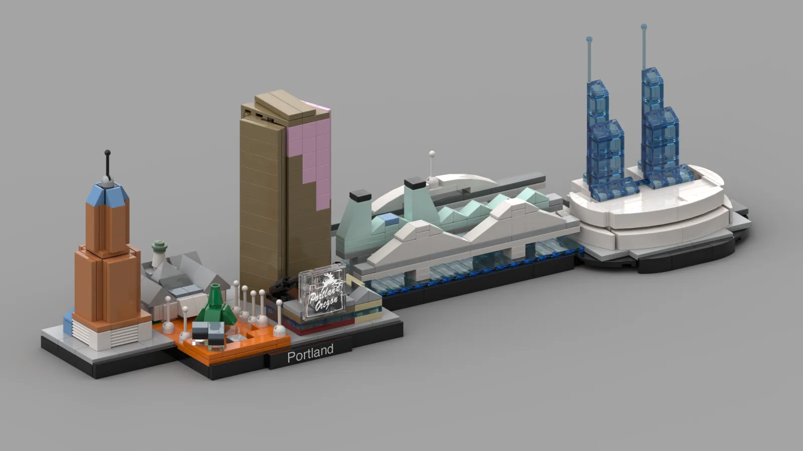 Portland Skyline | LEGO® Ideas