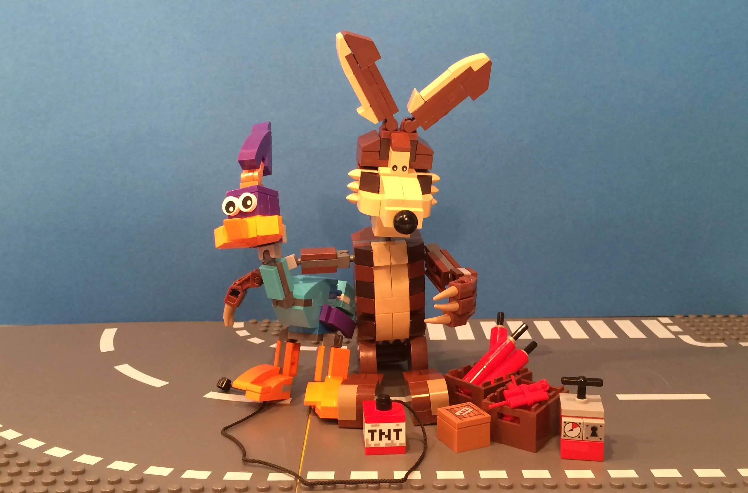 Wile E. Coyote and the Road Runner | LEGO® Ideas