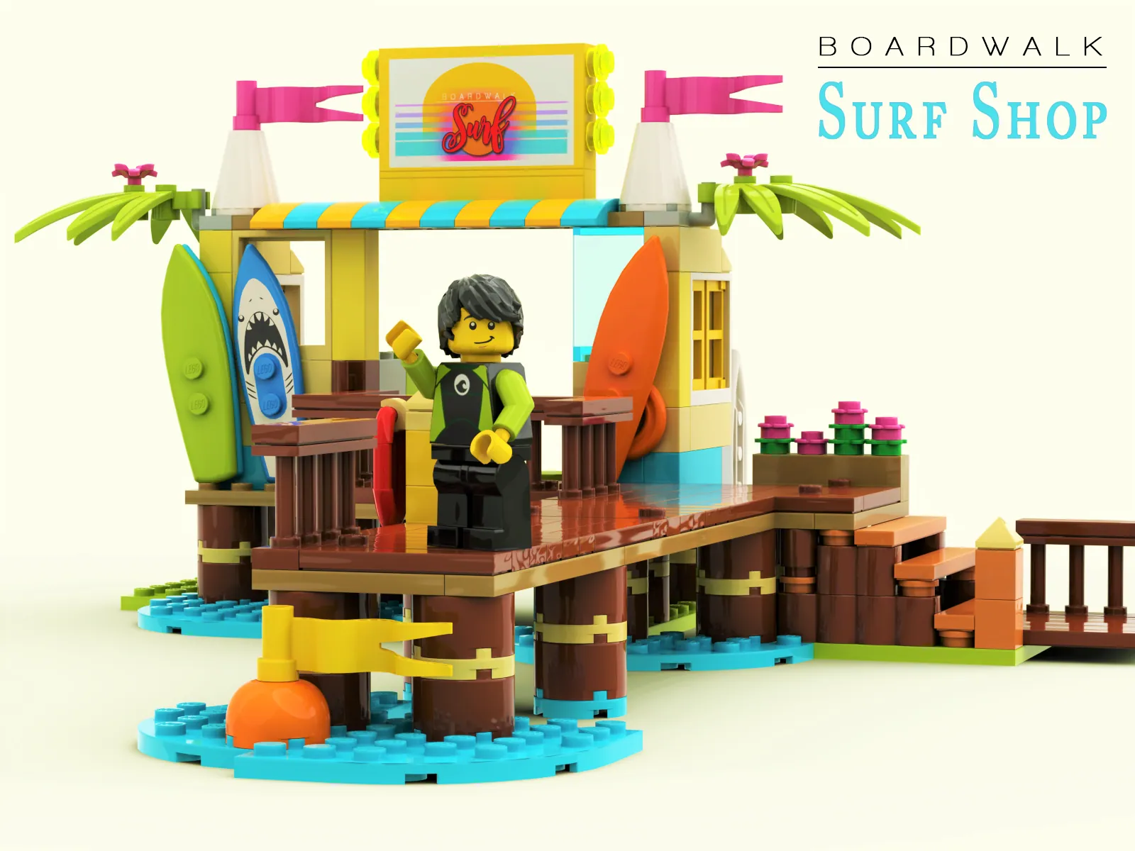 Boardwalk Surf Shop | LEGO® Ideas