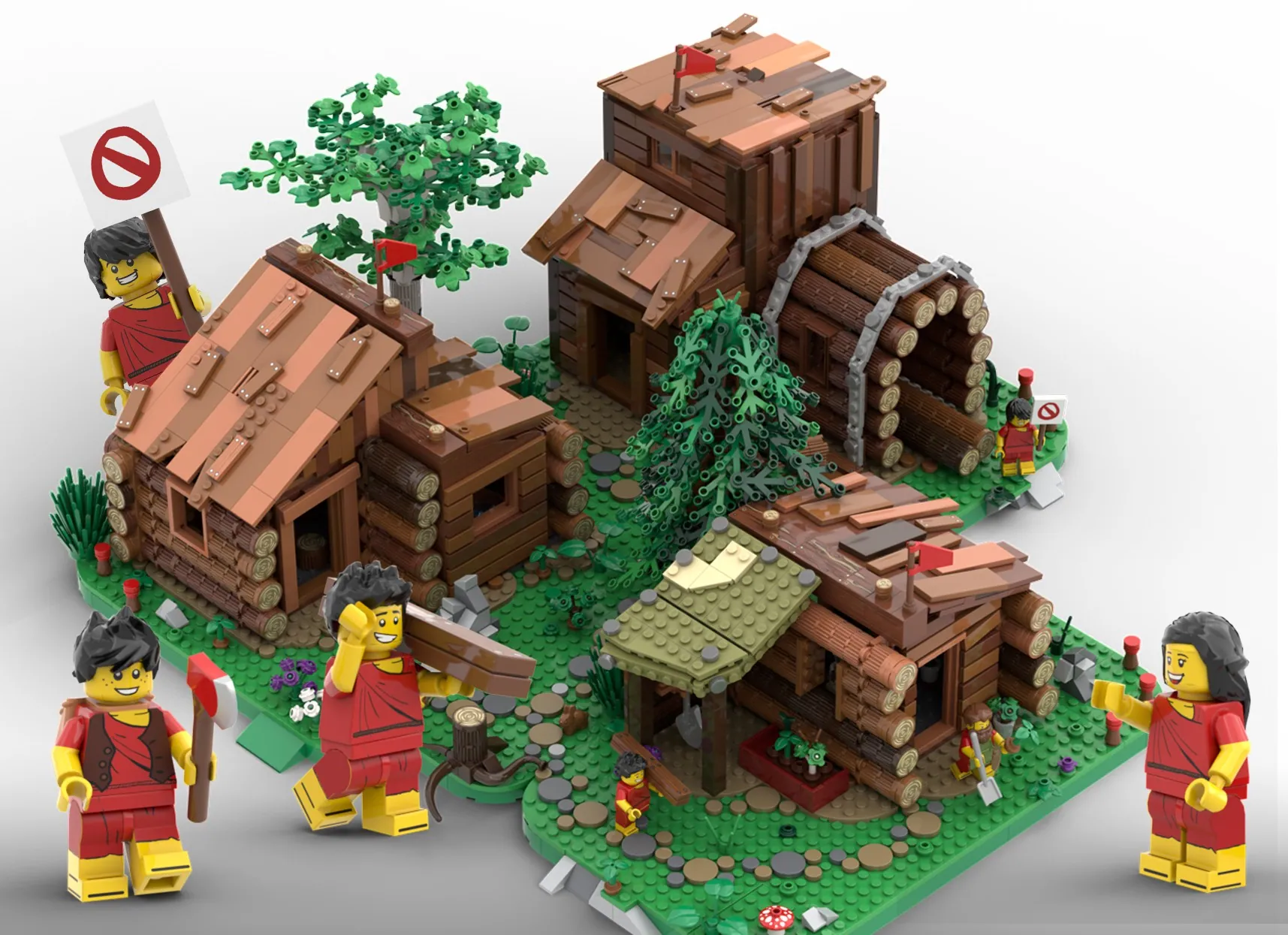 The Settlers 4 - Wood Production (Romans) | LEGO® Ideas