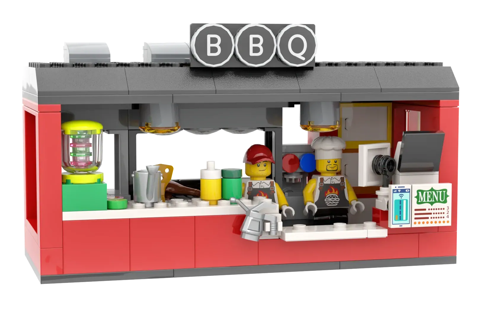 Two Guys BBQ Grill | LEGO® Ideas