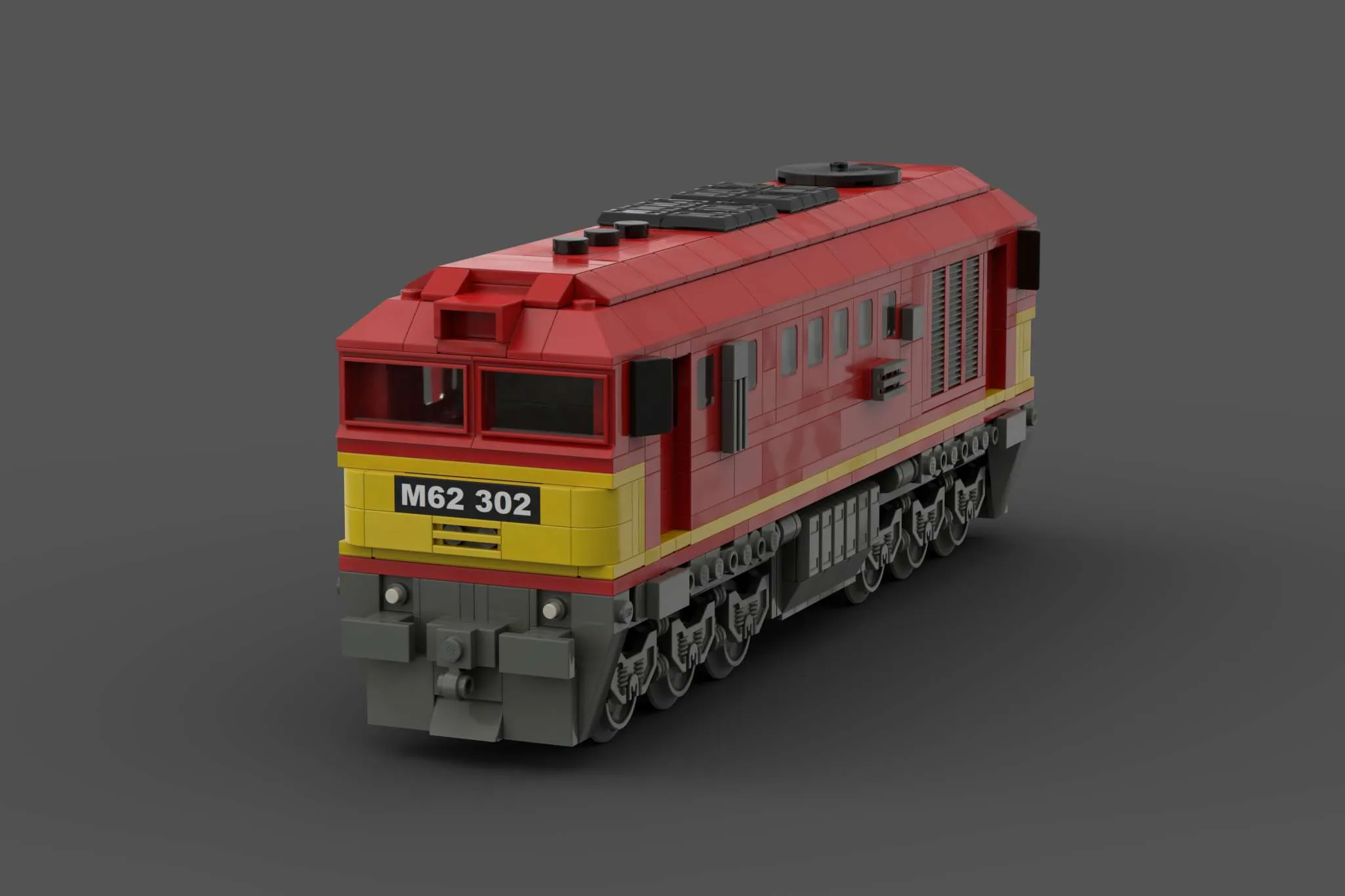 Minifig Scale MÁV M62 „Szergej” Locomotive | LEGO® Ideas