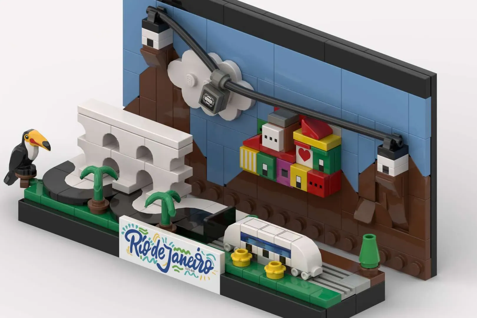 Discover the Soul of Rio in Bricks! Rio De Janeiro Postcard. | LEGO® Ideas