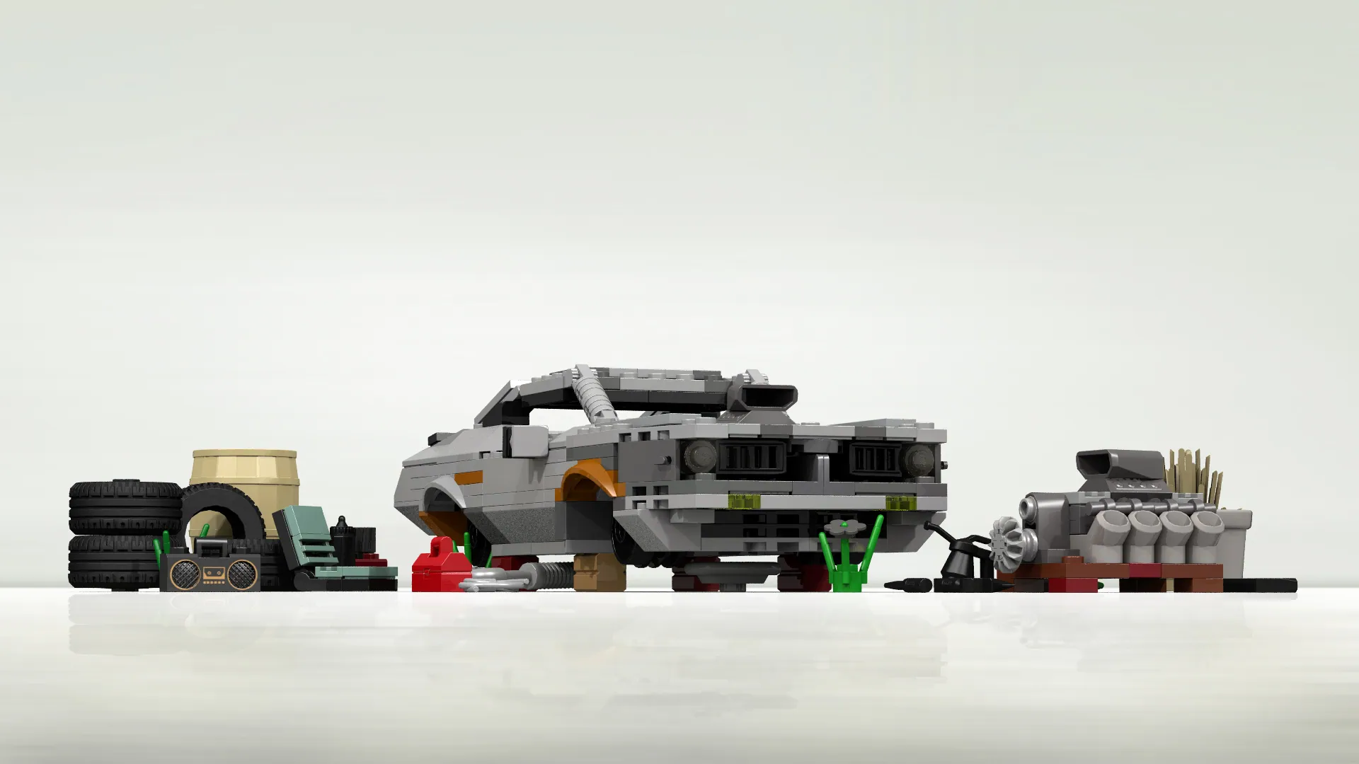 Wrecked Muscle Car | LEGO® Ideas