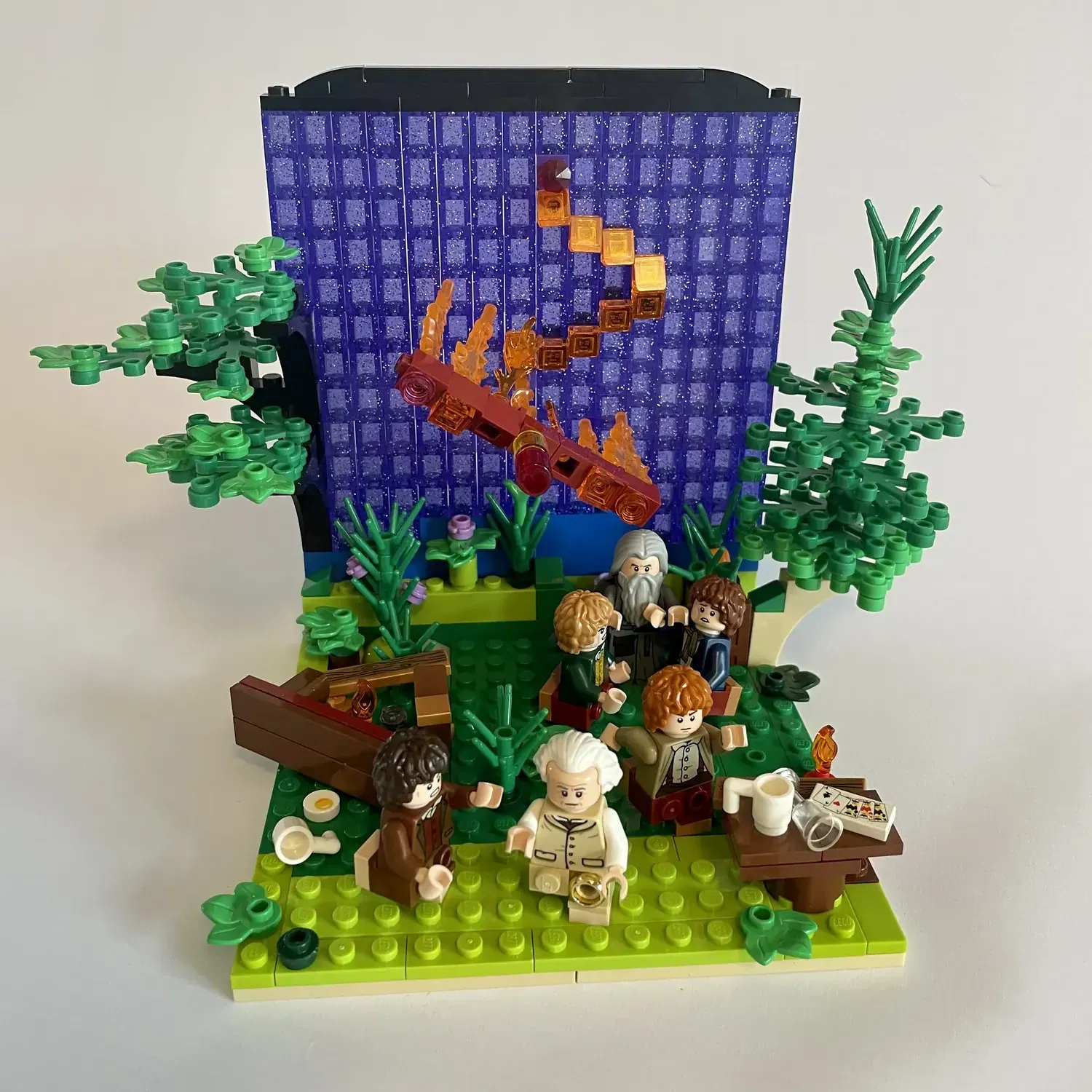 Scene: Fireworks at Bilbos Birthday | LEGO® Ideas