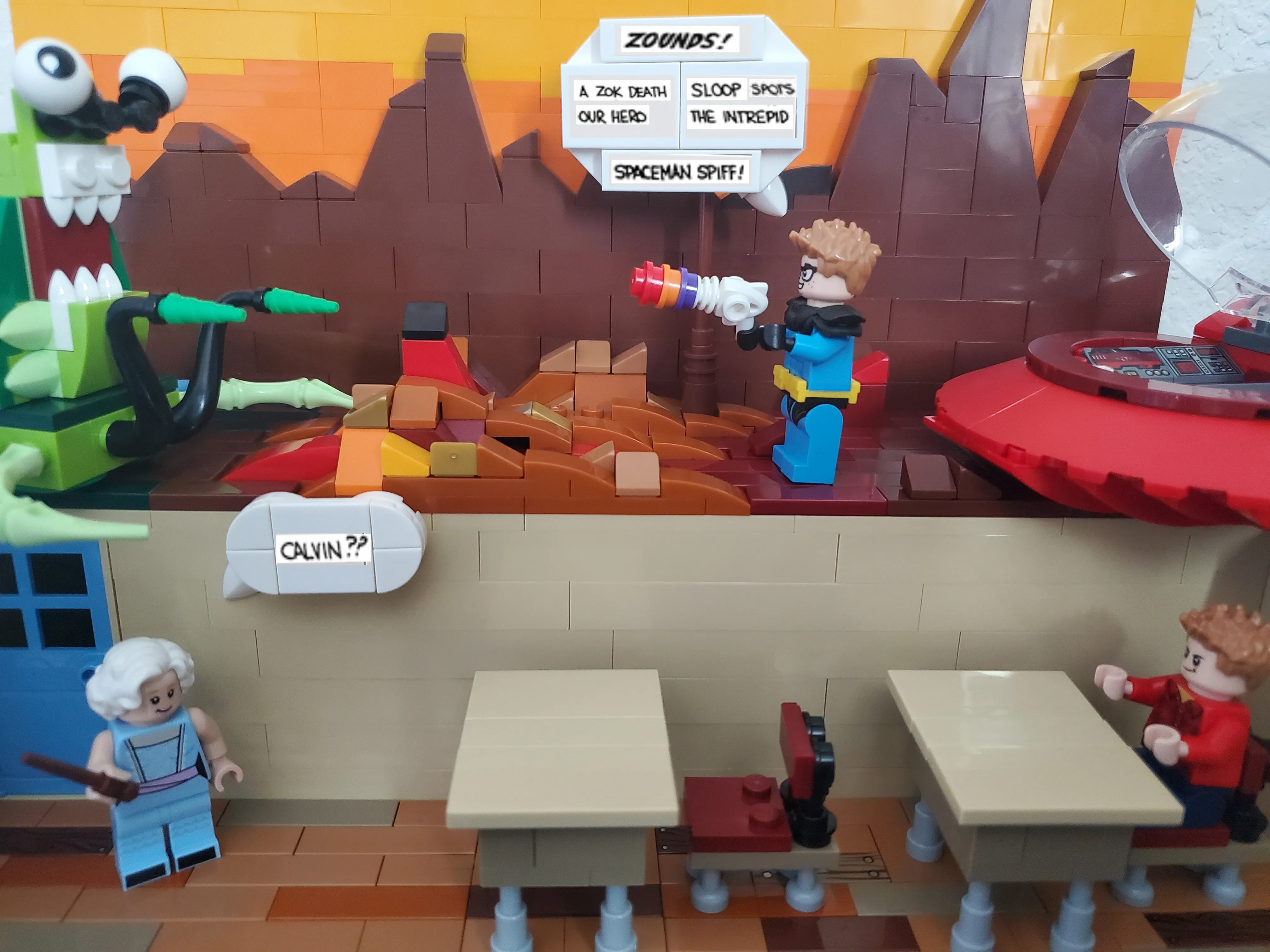 Calvin and Hobbes: Spaceman Spiff | LEGO® Ideas