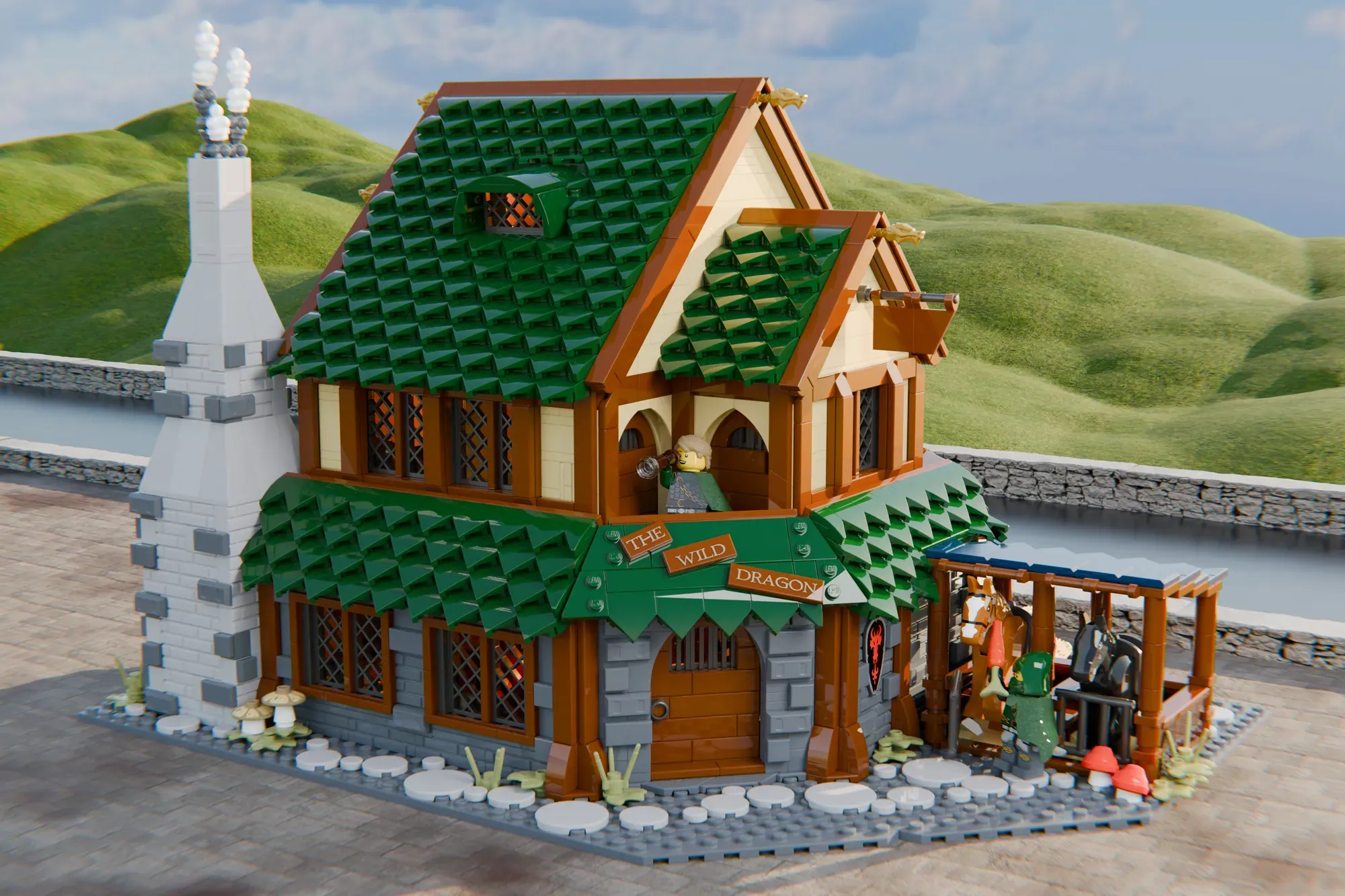 The Wild Dragon: Medieval Tavern/Inn | LEGO® Ideas
