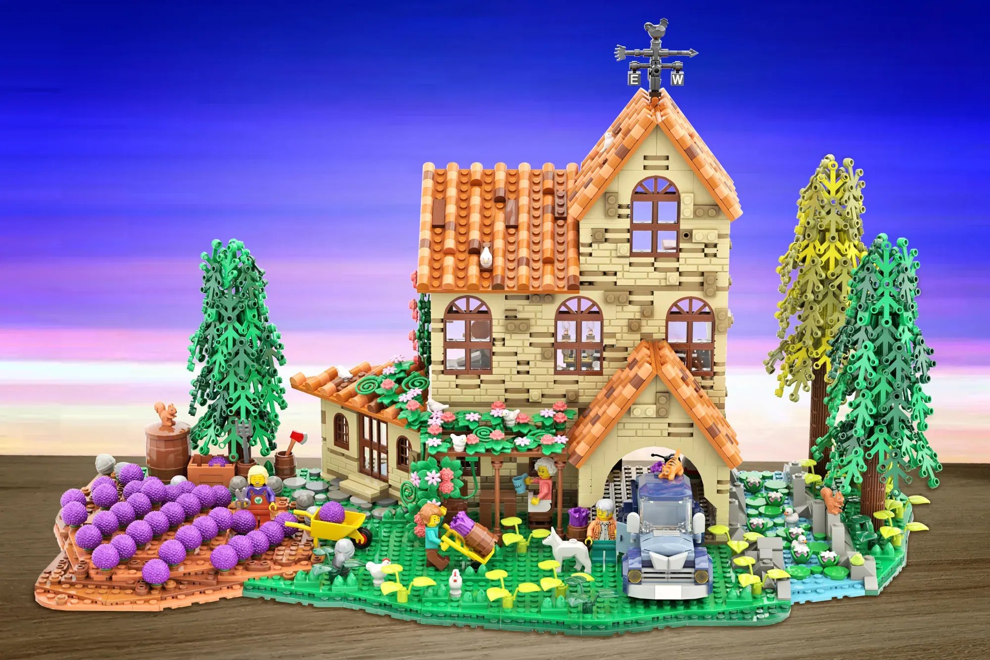 Lavender Fields Villa | LEGO® Ideas