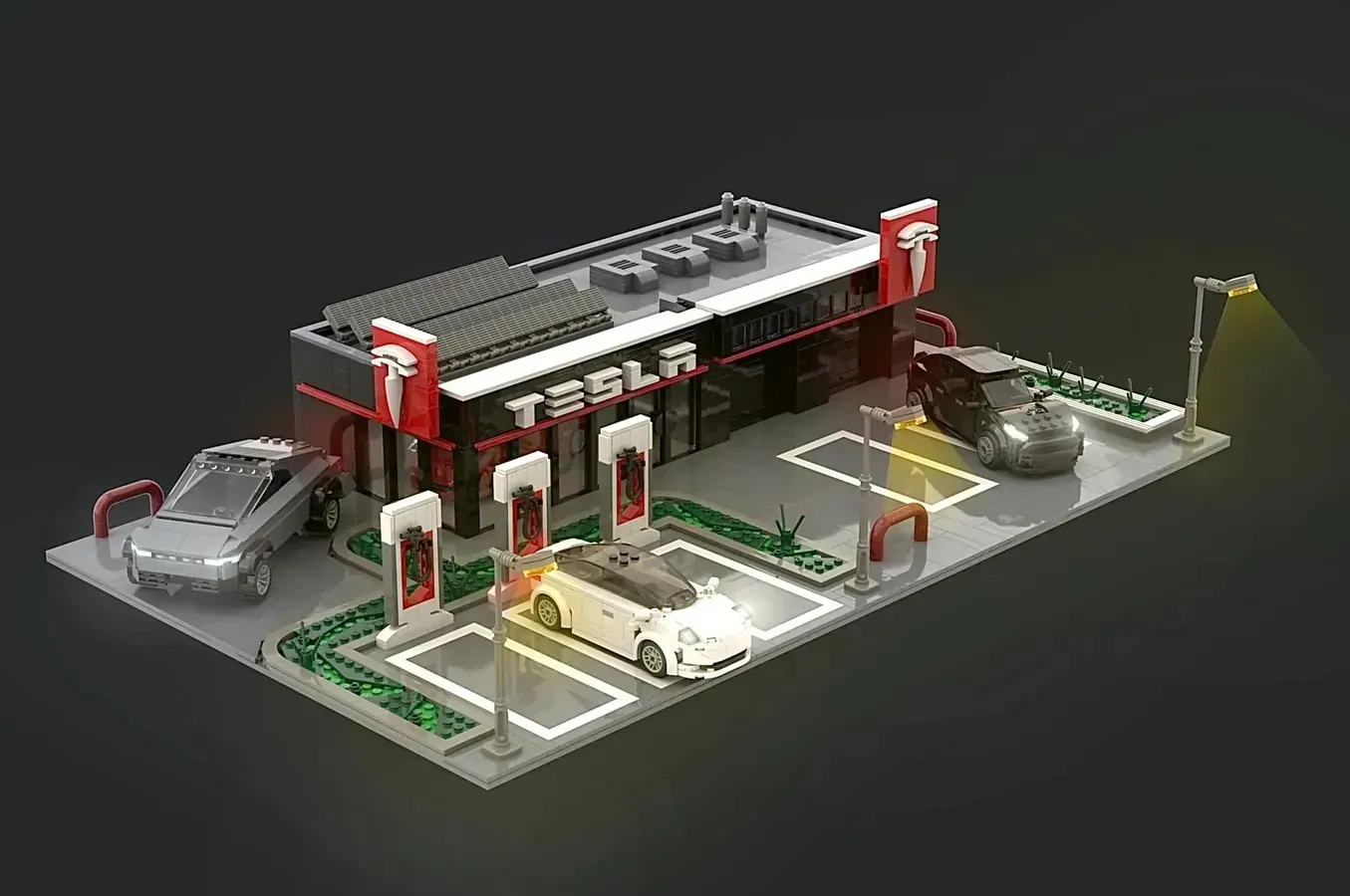 10K Club Interview: Tesla Center By Airbricks95 | LEGO® Ideas