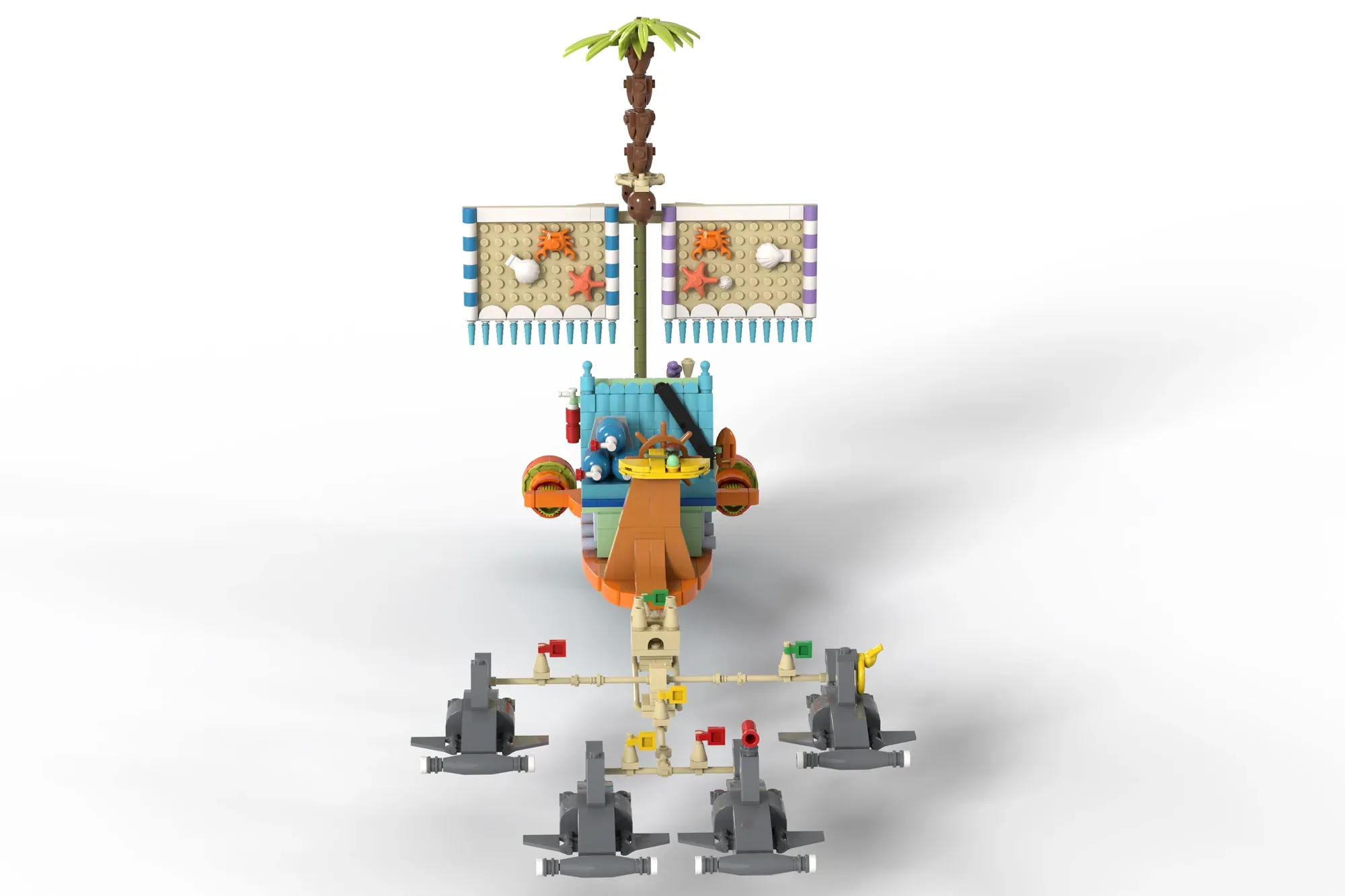 The 3001 Spaceship of Captain Coconut | LEGO® Ideas