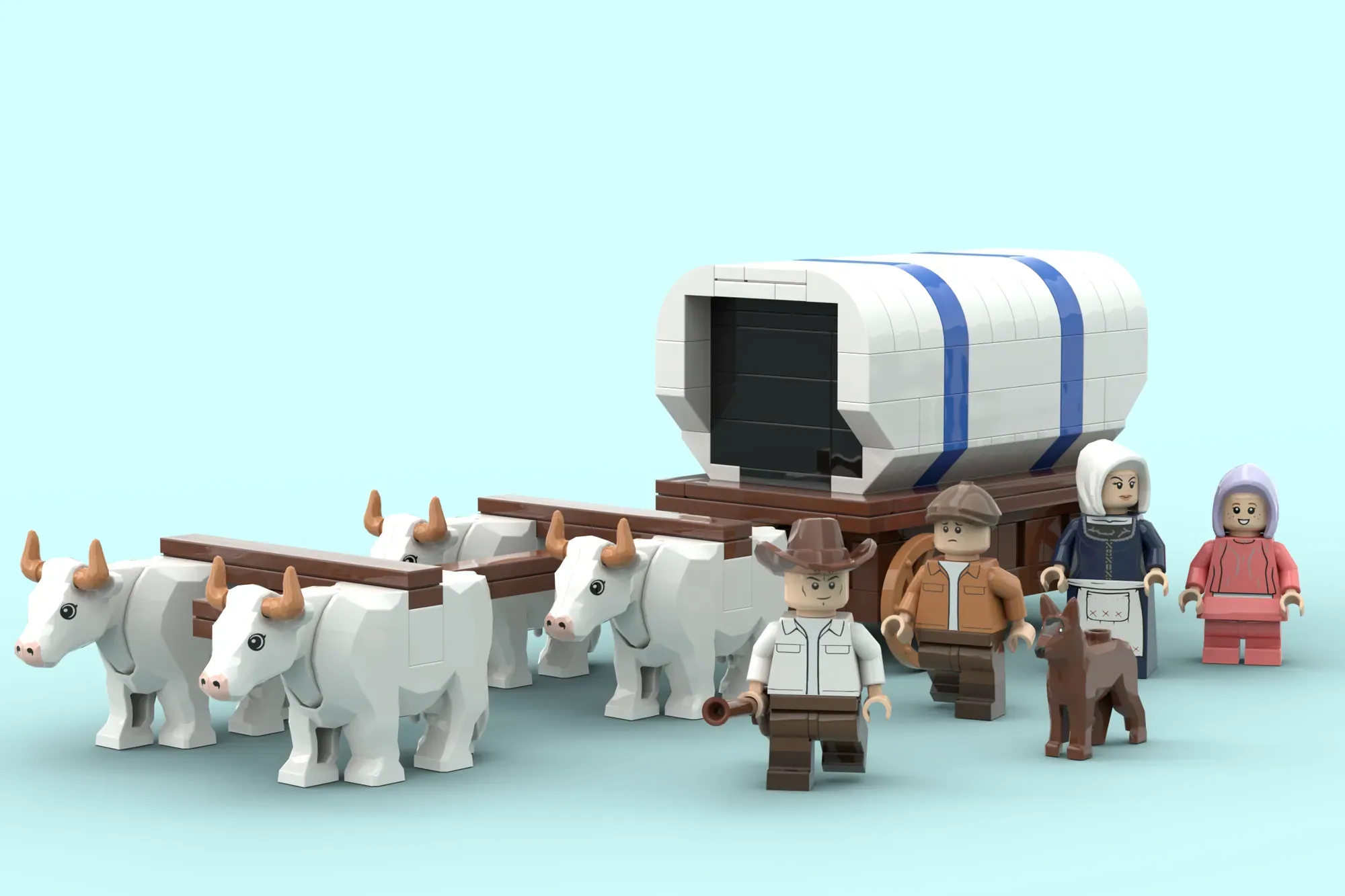 The Oregon Trail Diorama | LEGO® Ideas